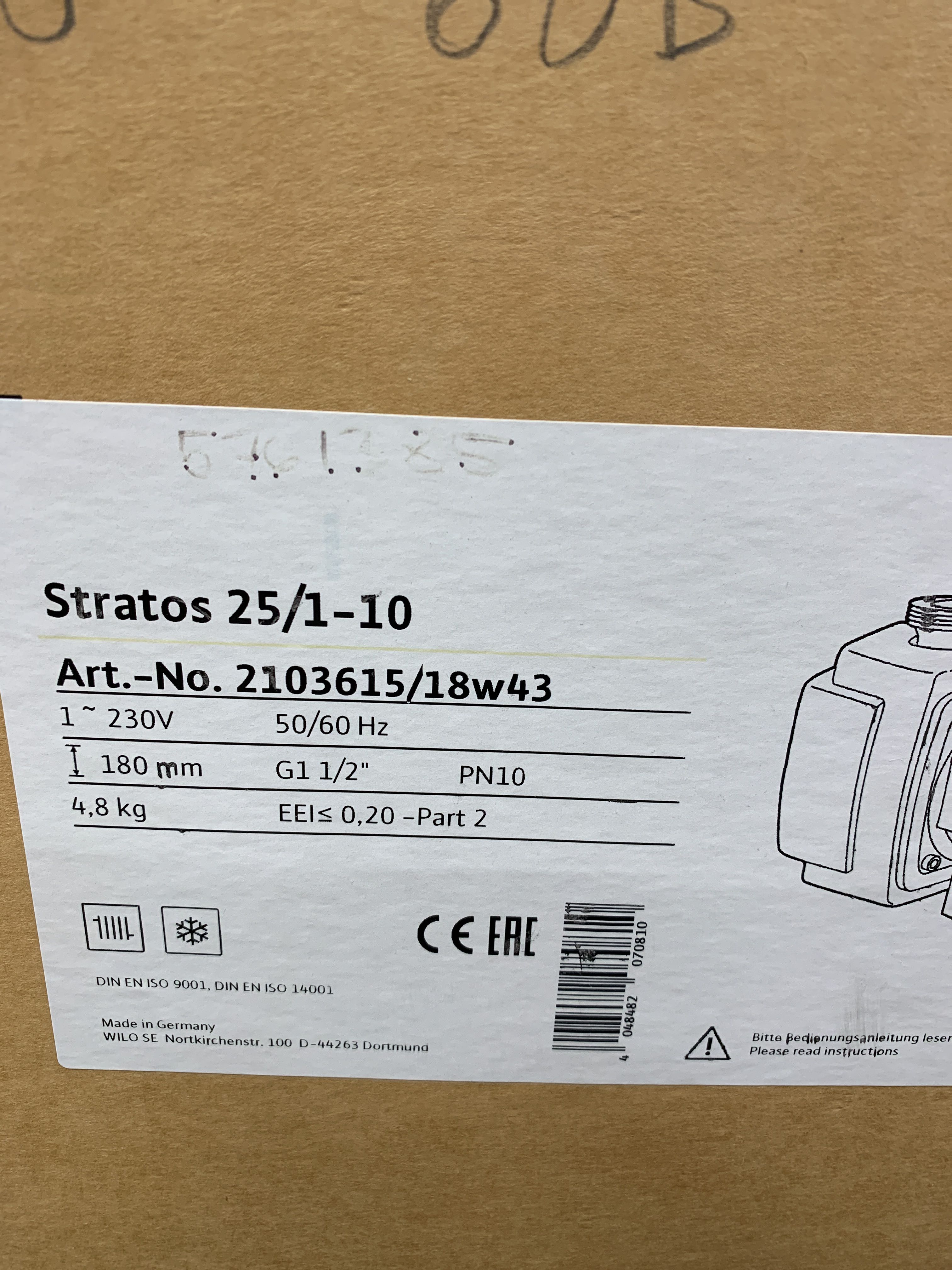 Circulation pump Stratos 25/1-10 - PS Auction - We value the future ...