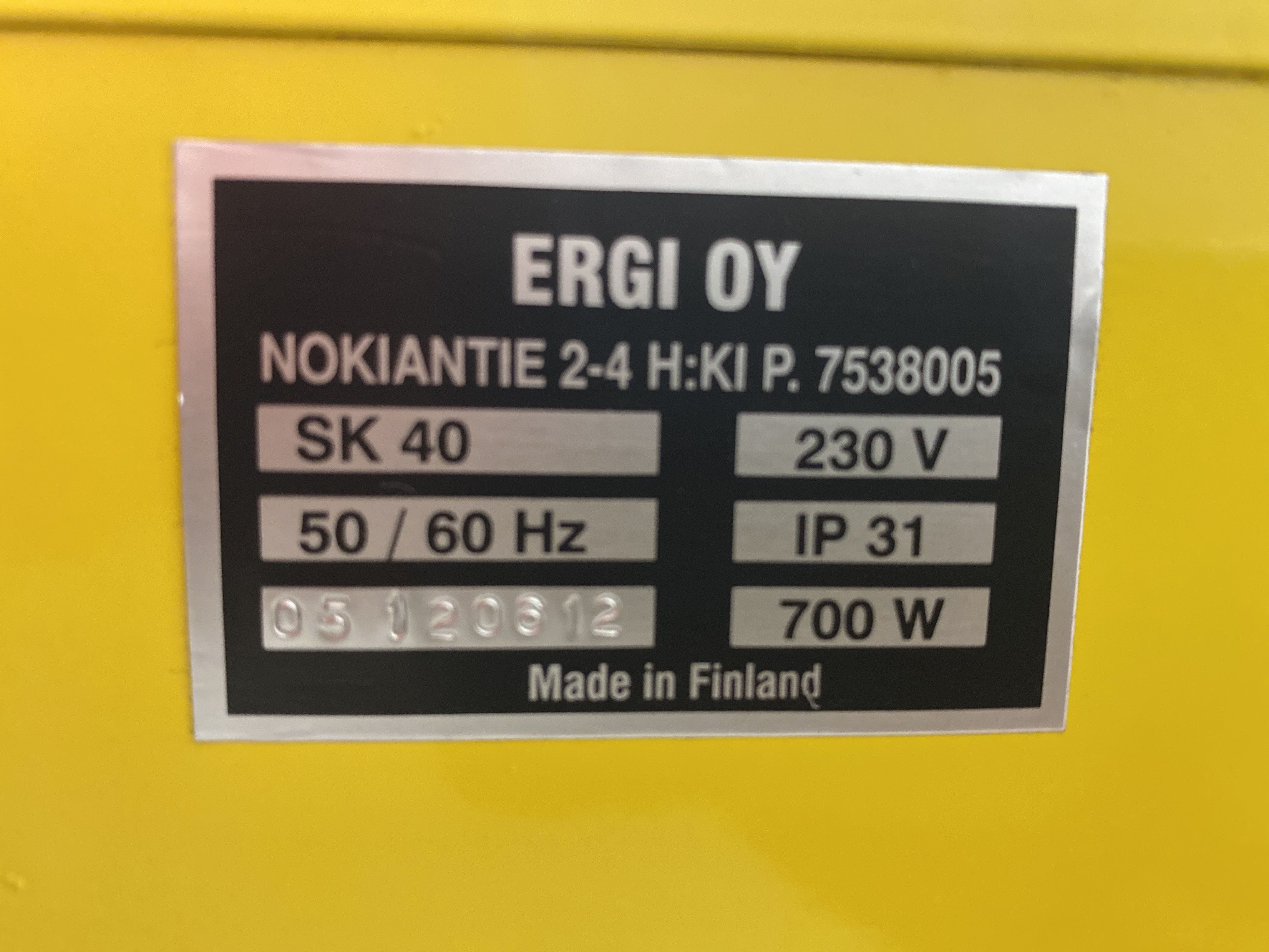 Electrode heating cabinet ESAB SK40 - PS Auction - We value the future ...