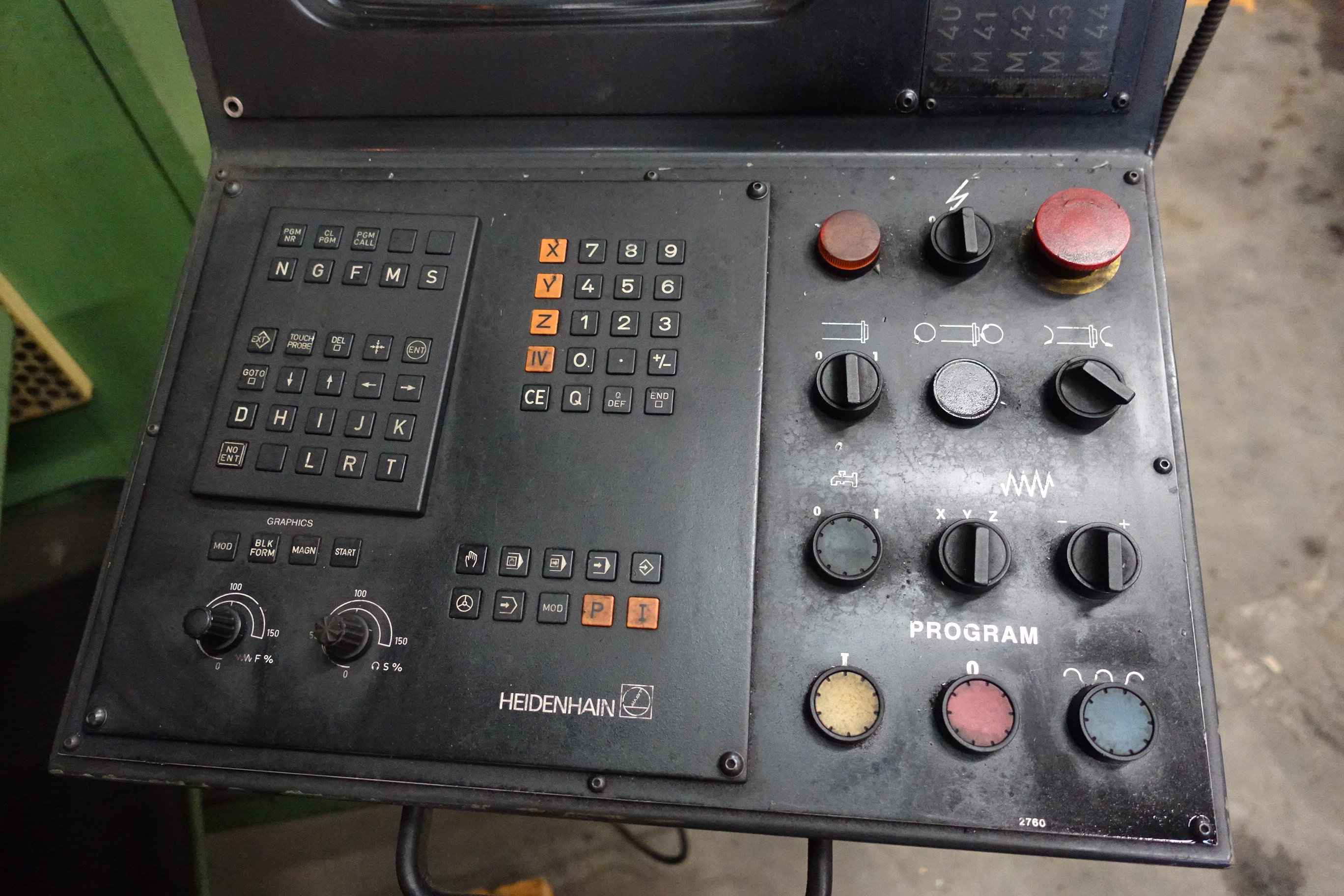 CNC Cutter Aciera F55, Working range, X = 550 mm, Z = 520 mm, Y = 520 ...