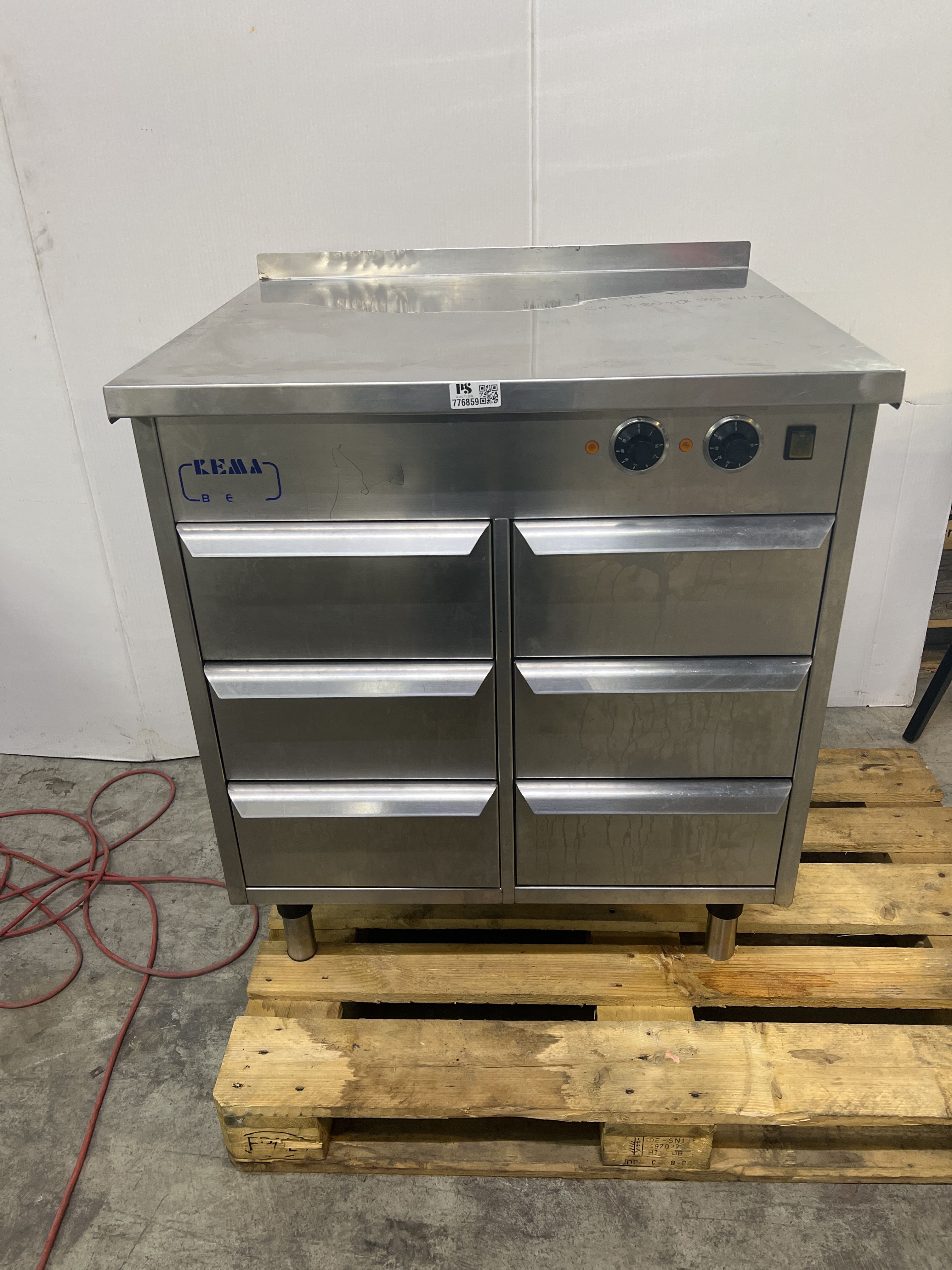 Heating bench with 6 drawers, Kema Blue Line. Tested, works - PS ...