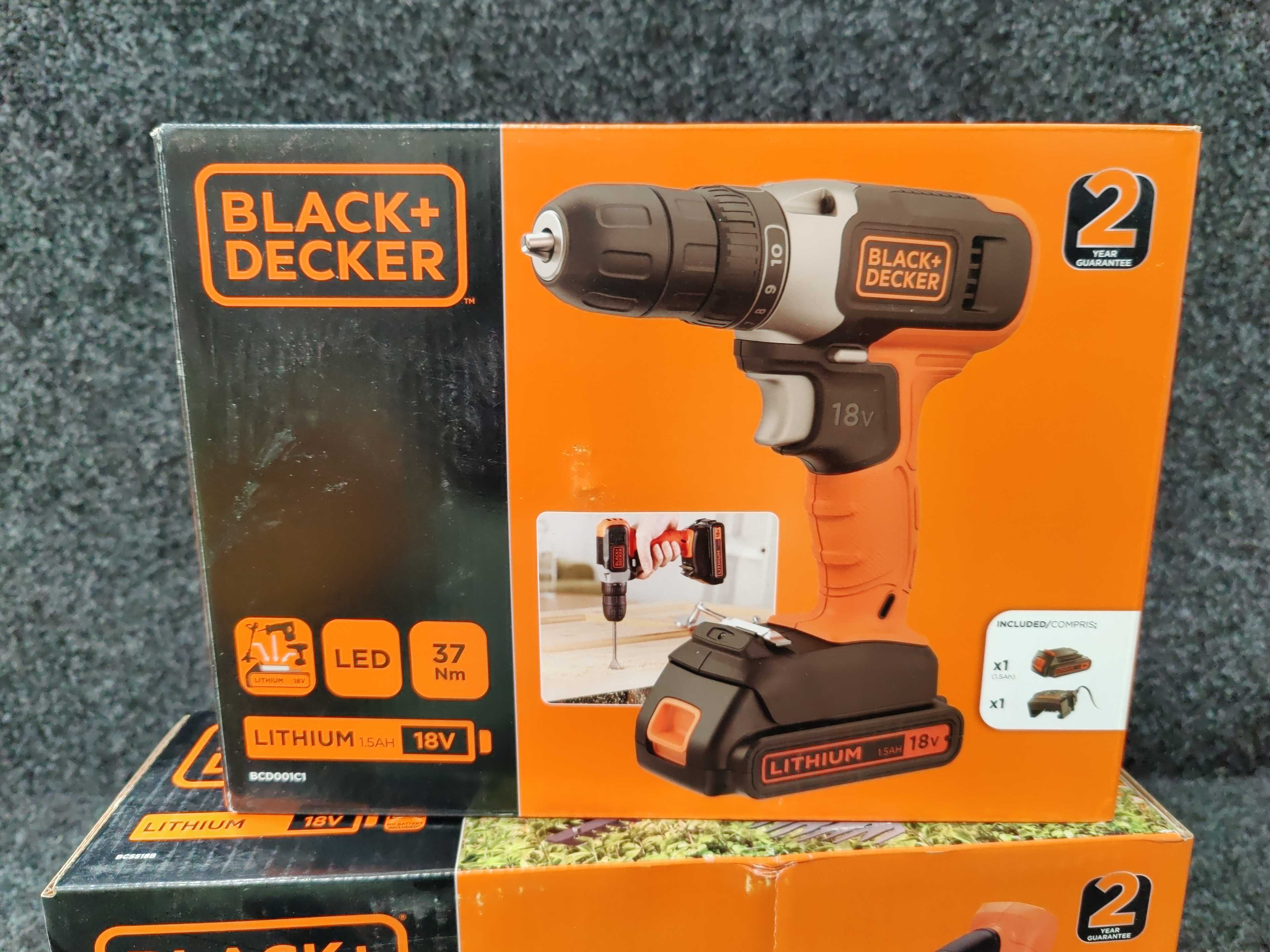 Screwdriver Black Decker BCD001C1 QW 18V Bush Trimmer Black Decker BCSS18B XJ 18V PS Auction We value the future Largest in net auctions