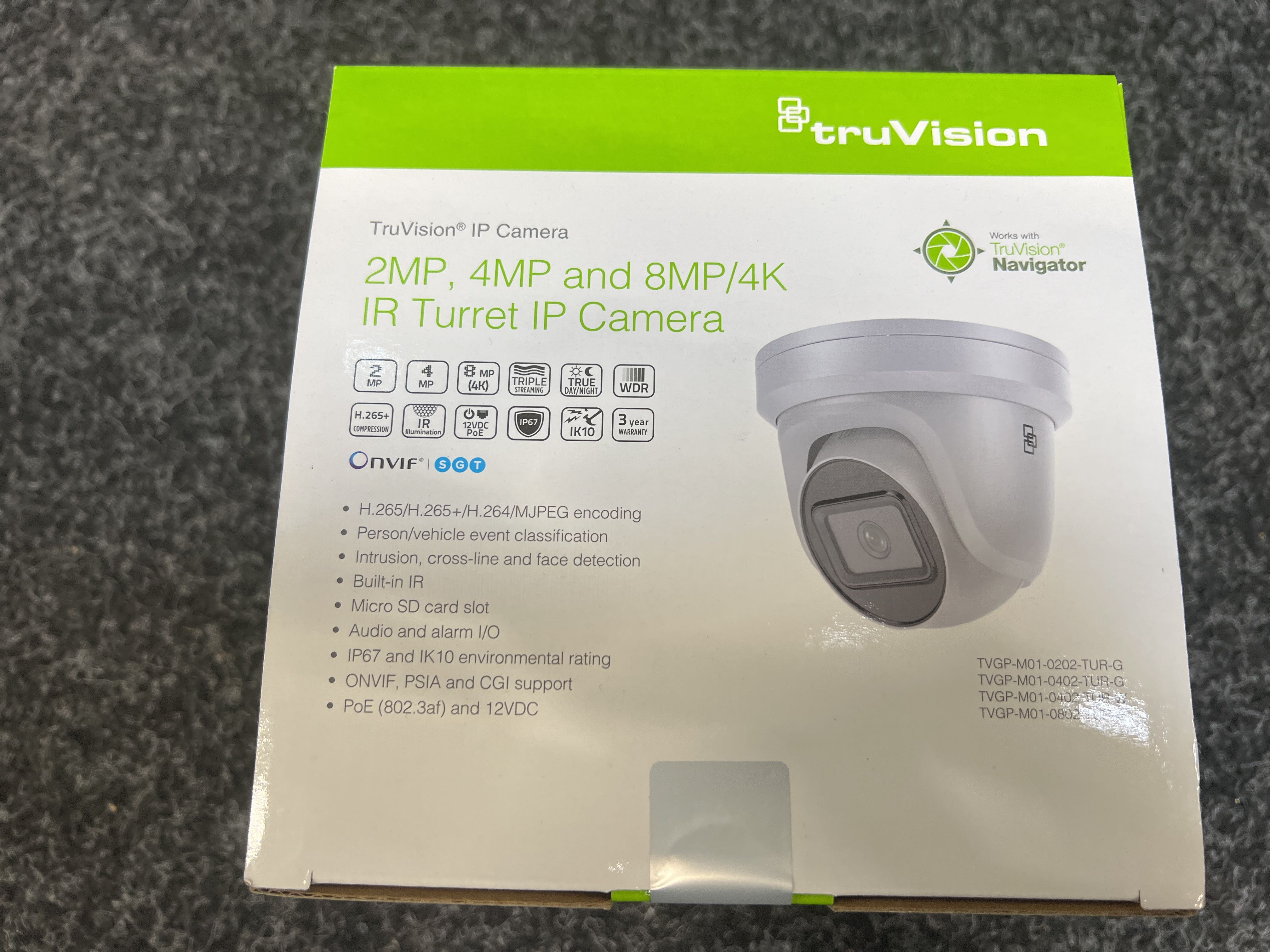 Turret camera TruVision 4MP, 2.8-12MM GRAY - PS Auction - We value the ...