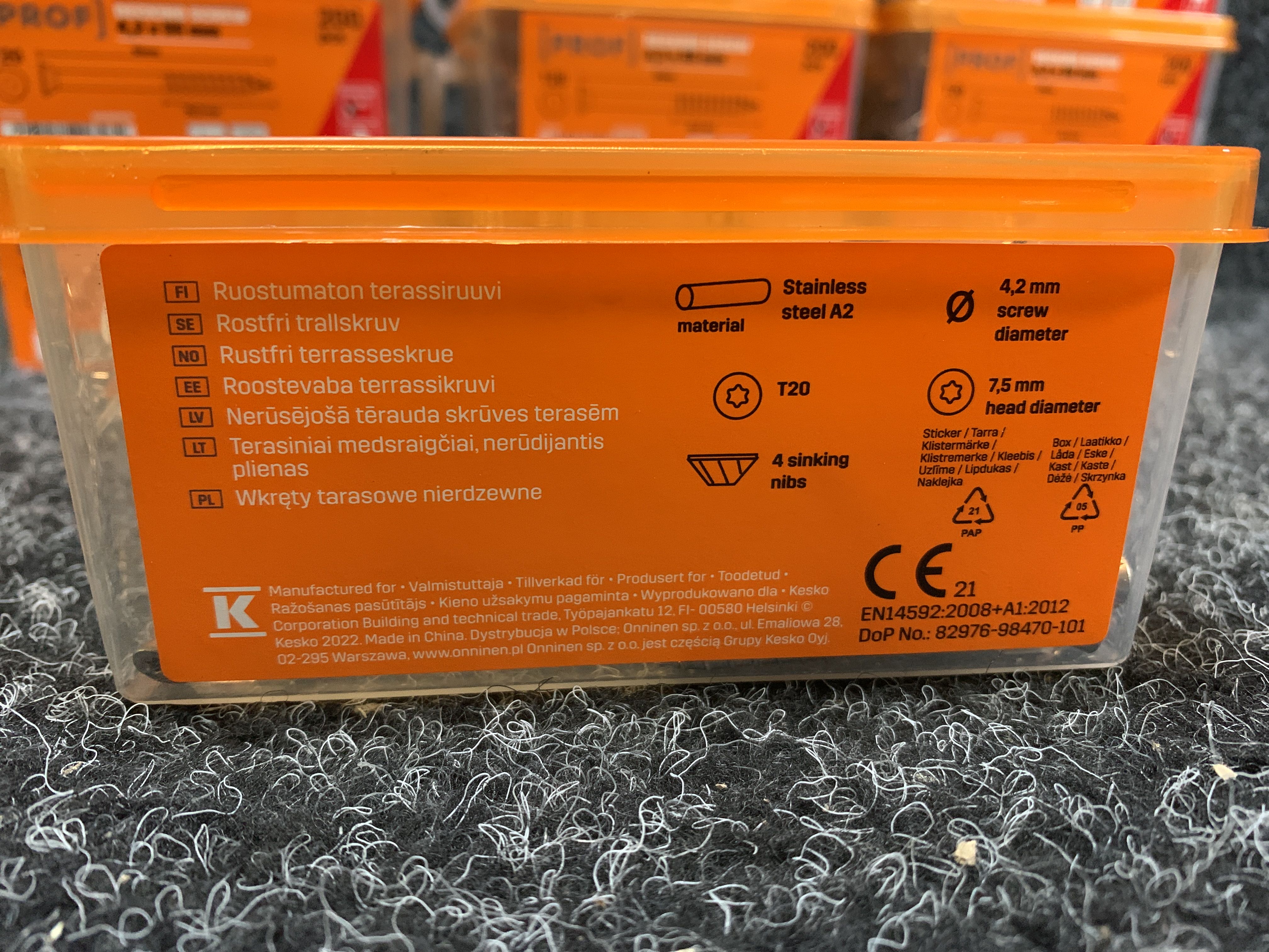 2400 pcs Trall screw 4.2x55mm, Prof - PS Auction - We value the future ...