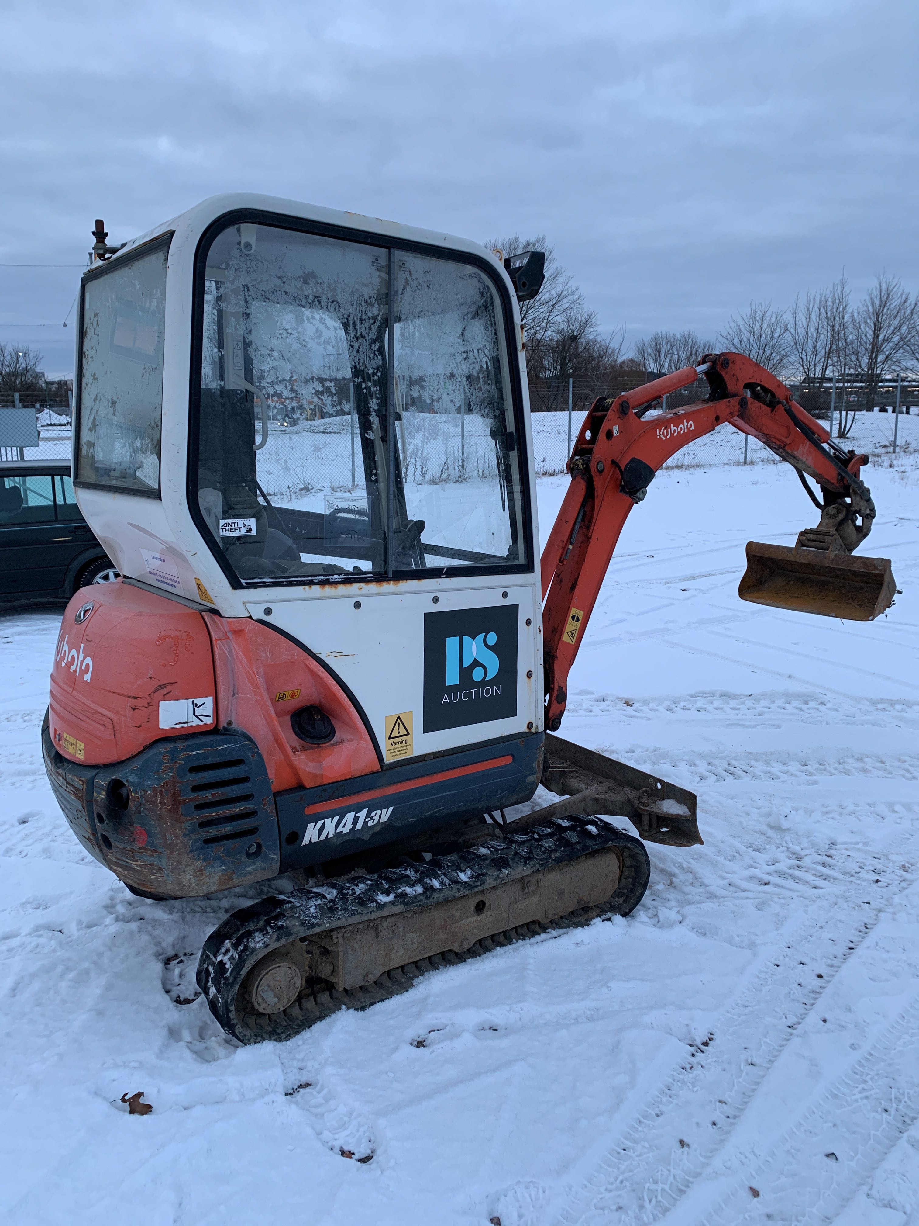 Crawler excavator Kubota KX41-3V -2010 (2244h) with bucket - PS Auction ...