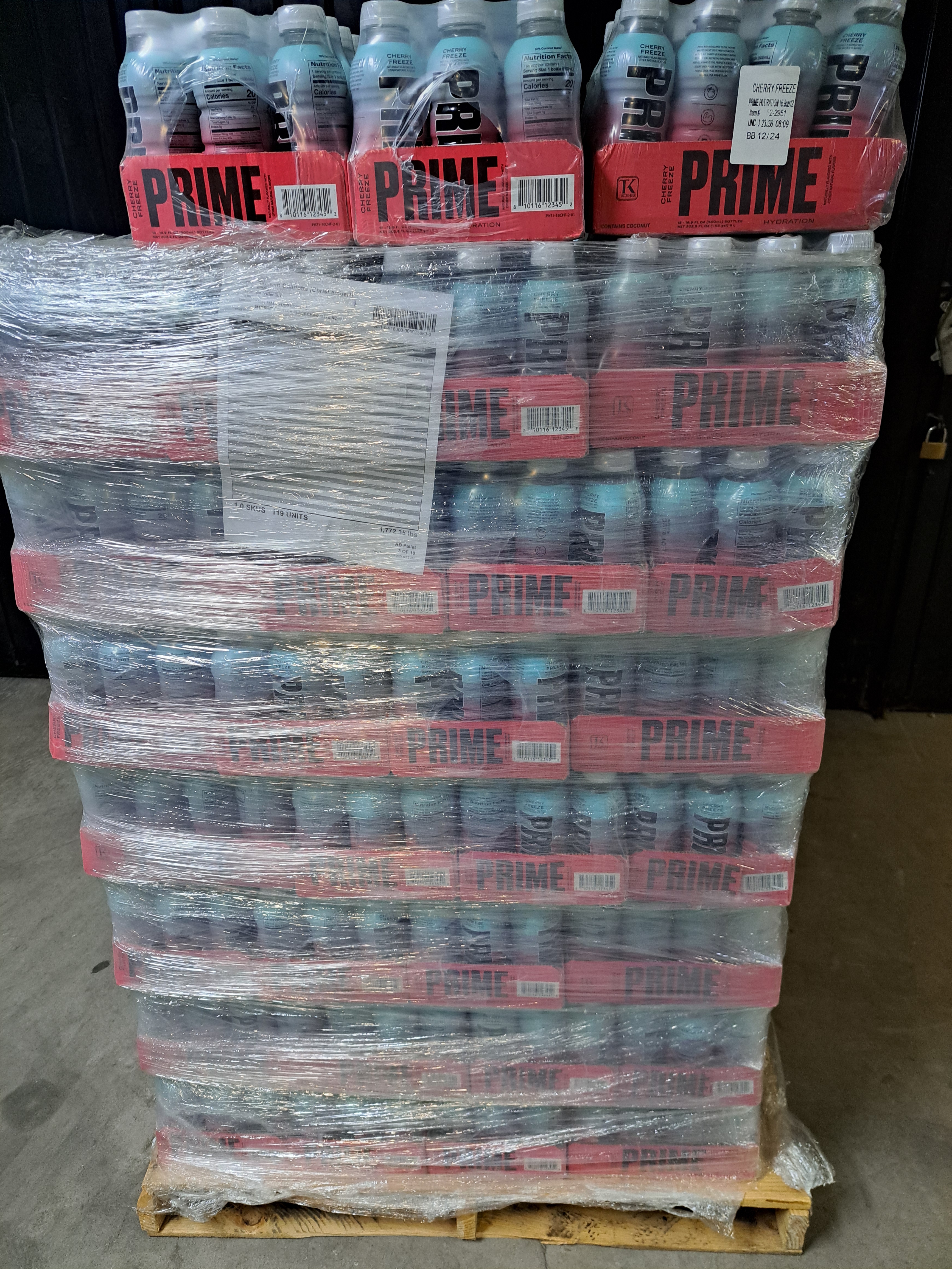 Prime Cherry Freeze - Pall med 1404 st 50 cl - Auktioner online ...