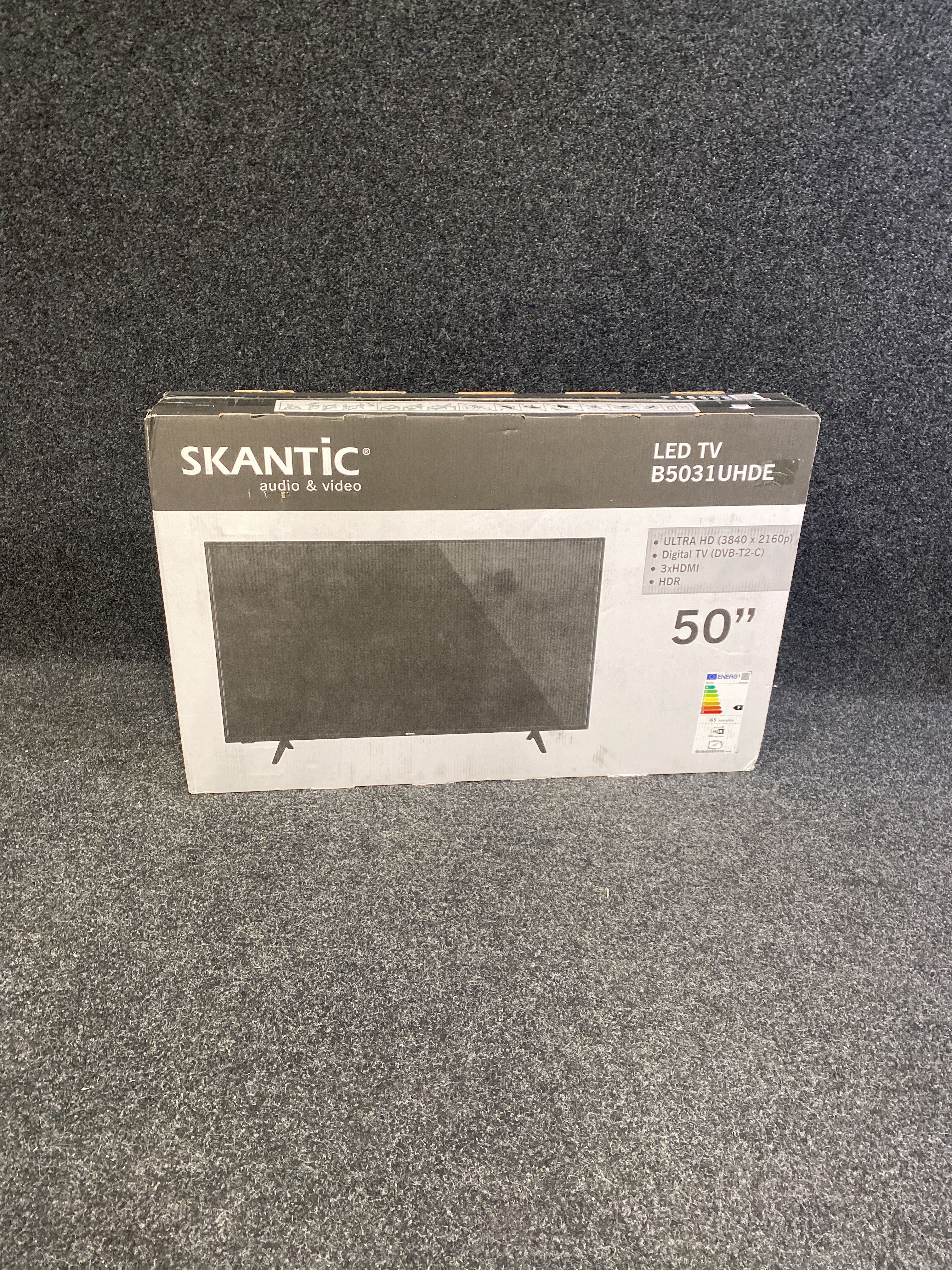 50" Ultra HD-TV med HDR 10 & Dolby Vision Skantic B5031UHD - Auktioner ...