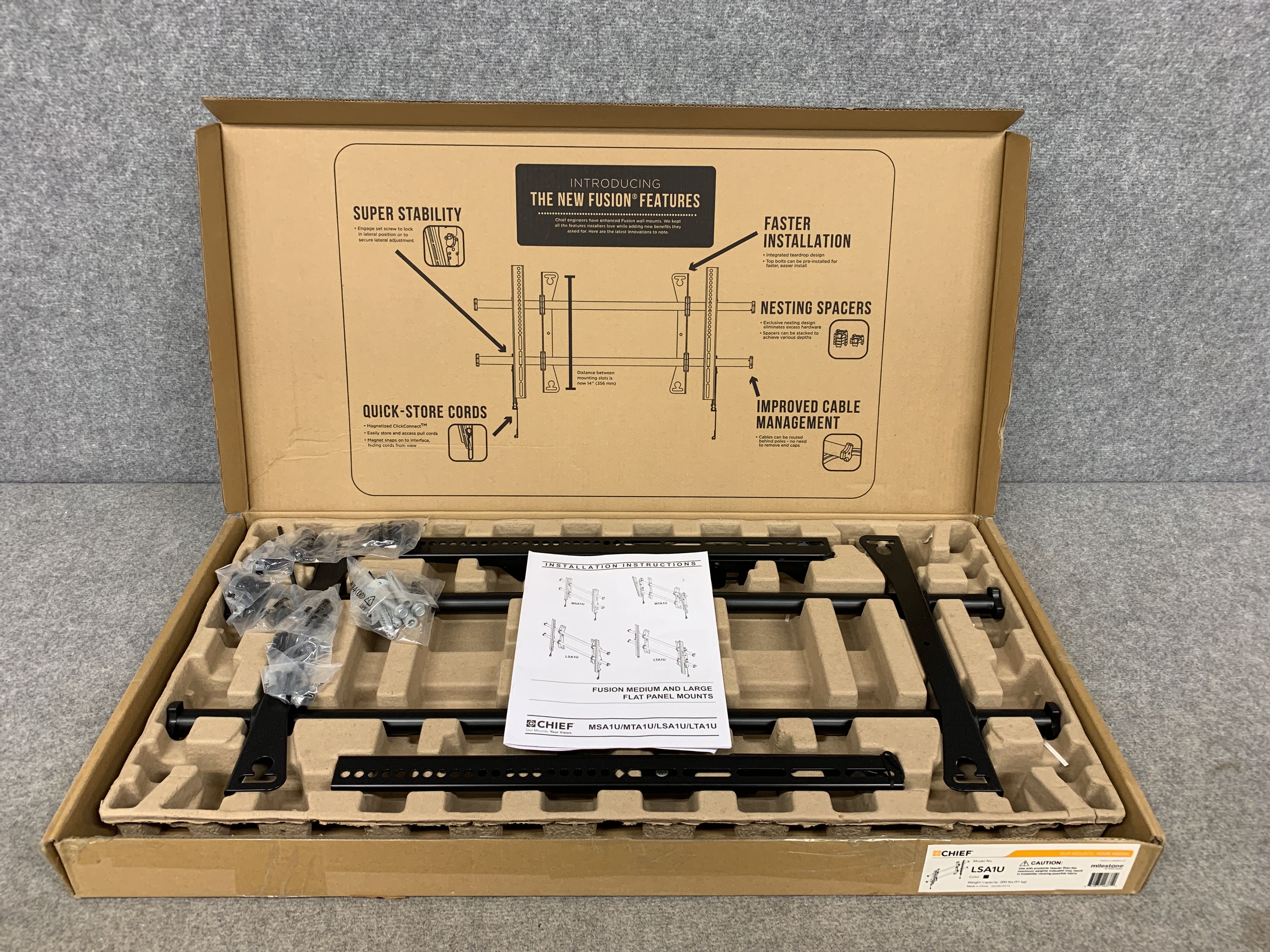 Chief LSA1U Wall bracket in cardboard - PS Auction - We value the ...