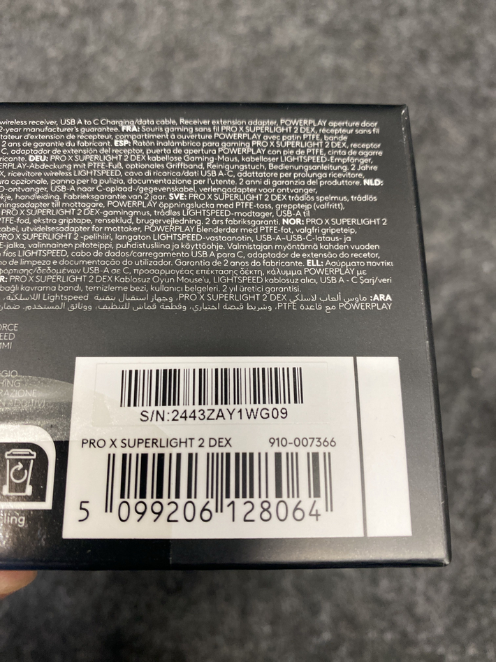 Wireless gaming mouse Logitech G Pro X Superlight 2 DEX (white) - PS ...