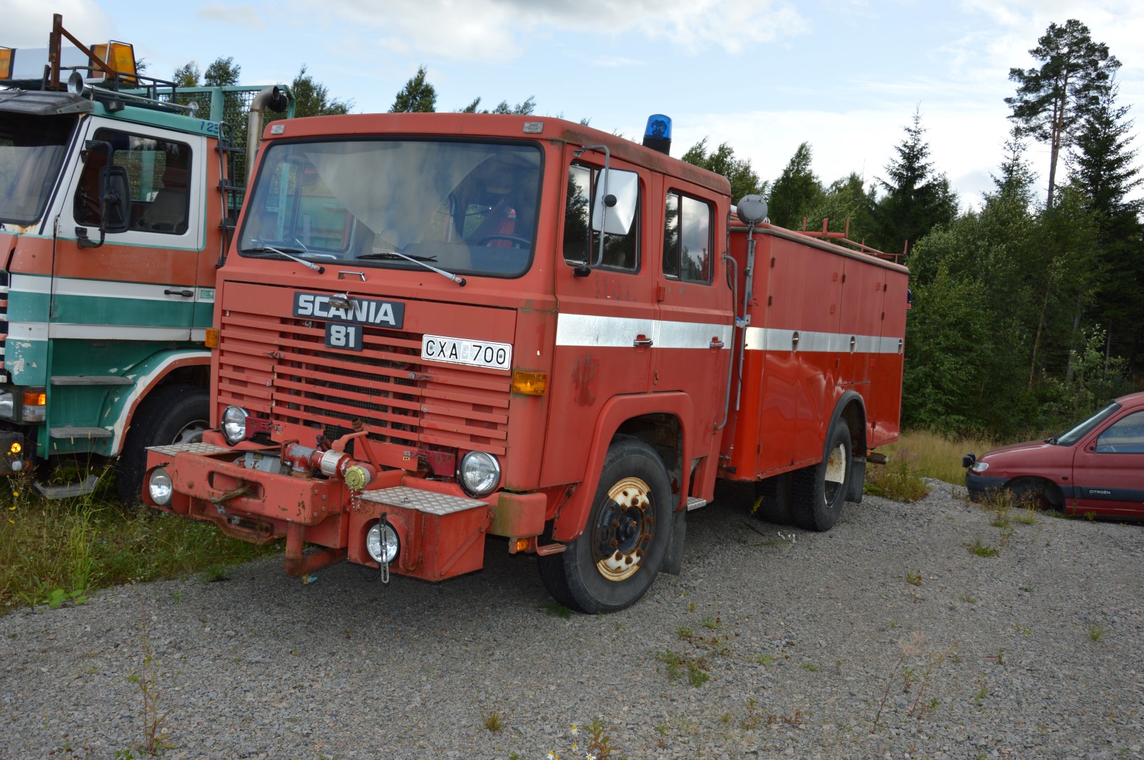 Veteran Brandbil SCANIA LB 81 S 38 165 - 77 (11) - Nätauktioner ...