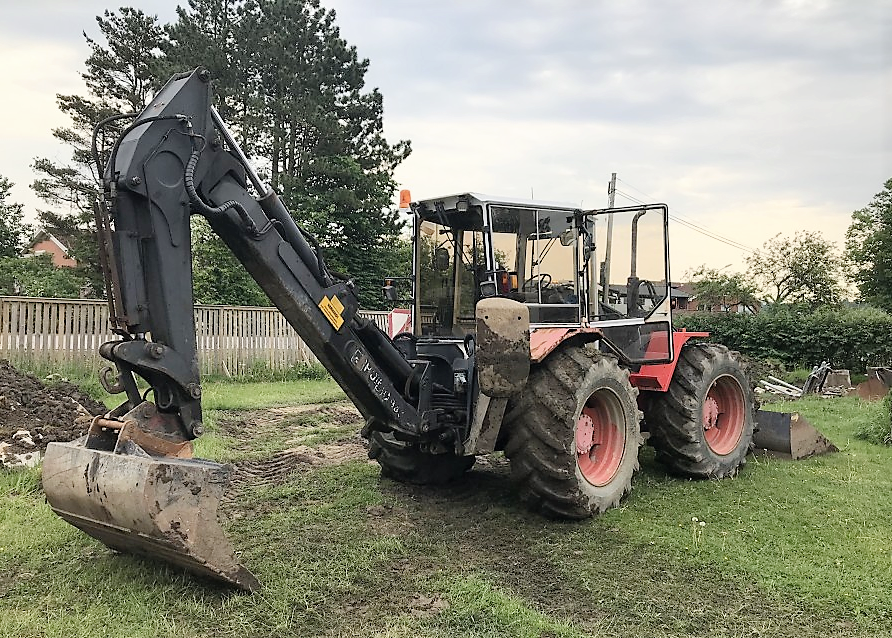 Backhoe loader Huddig 960 -1986 - PS Auction - We value the future ...