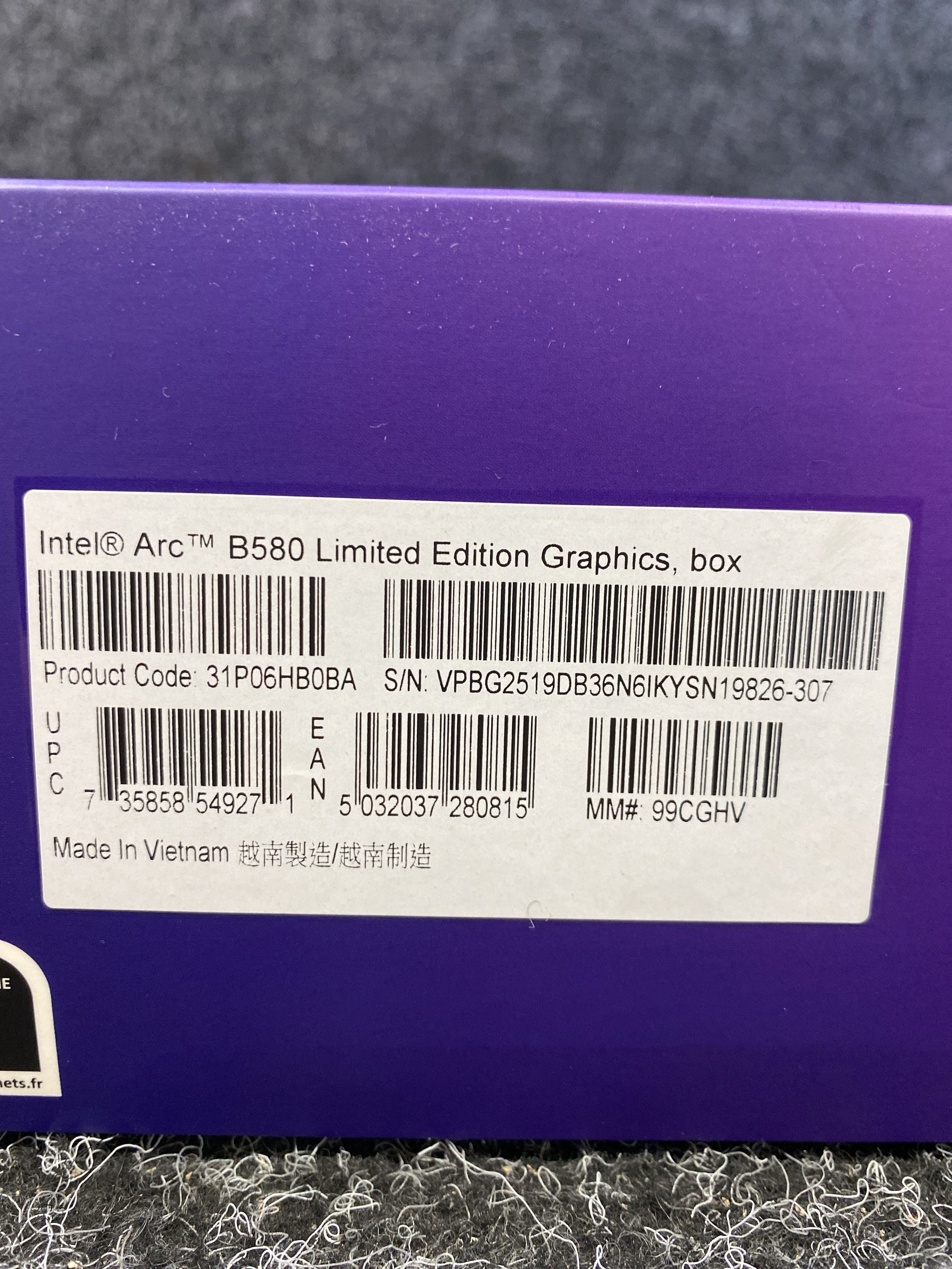 Graphics card Intel Arc B580 Limited Edition Graphics Card - PS Auction ...