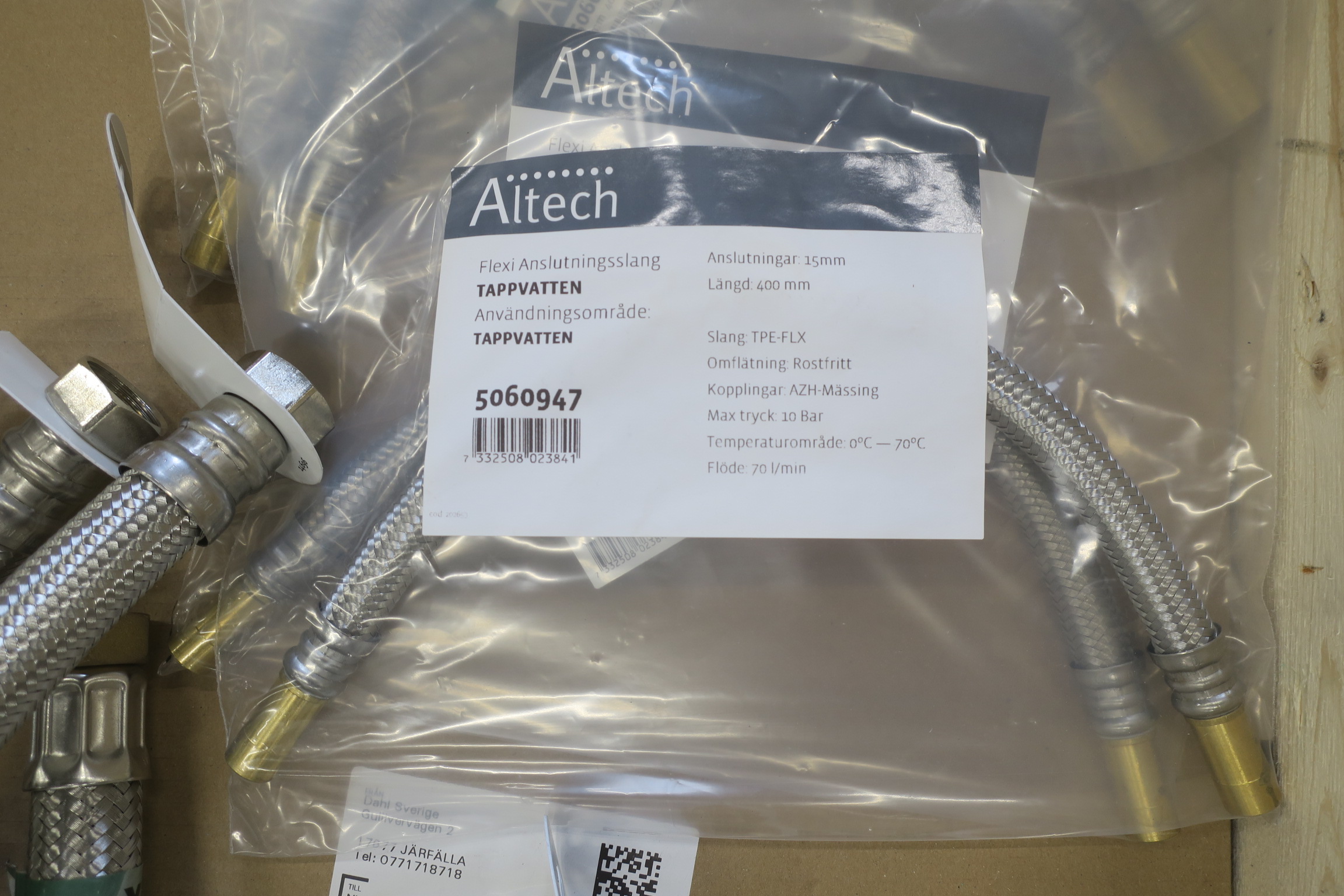 Sortiment med anslutningsslang Altech - Auktioner online - Nätauktioner ...