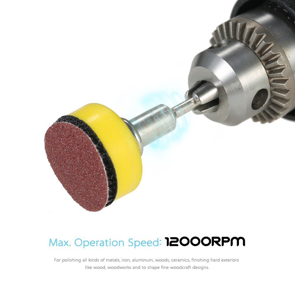 1000 st 25 mm slippapper + 10 st 1/8 tums skaft - Fri frakt - Auktioner ...