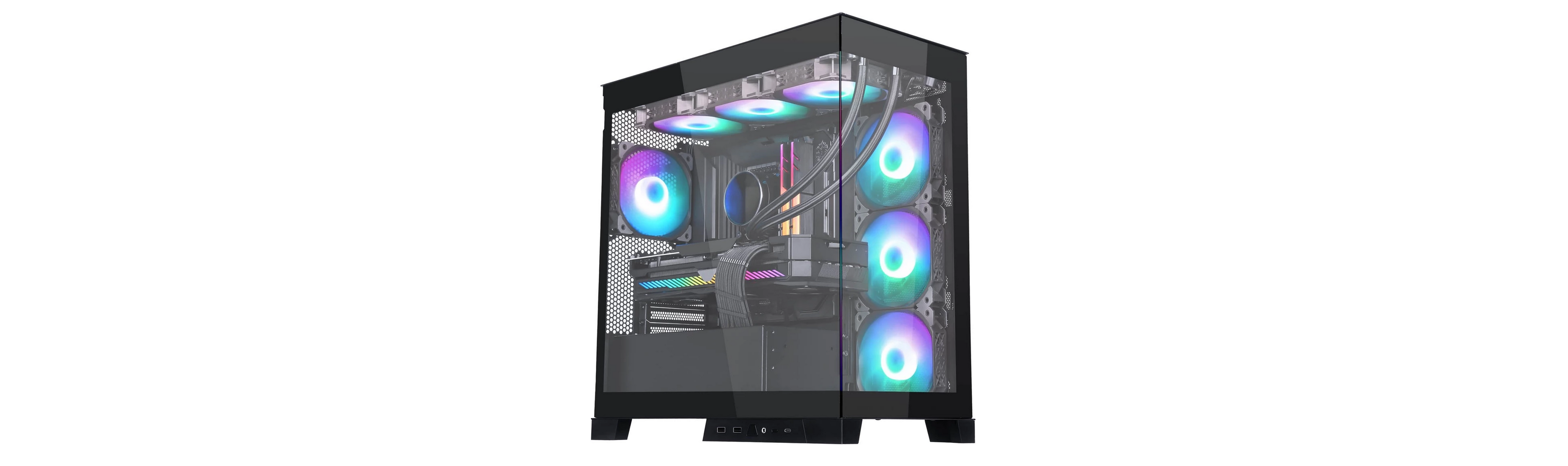 Mid-tower chassi Mission SG Glassical Cube - Black - Auktioner online ...