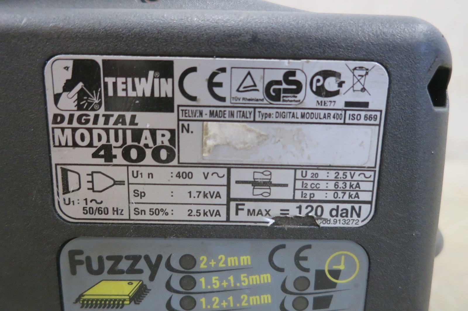 Punktsvetstång Telwin Digital Modular 400 - Auktioner online ...