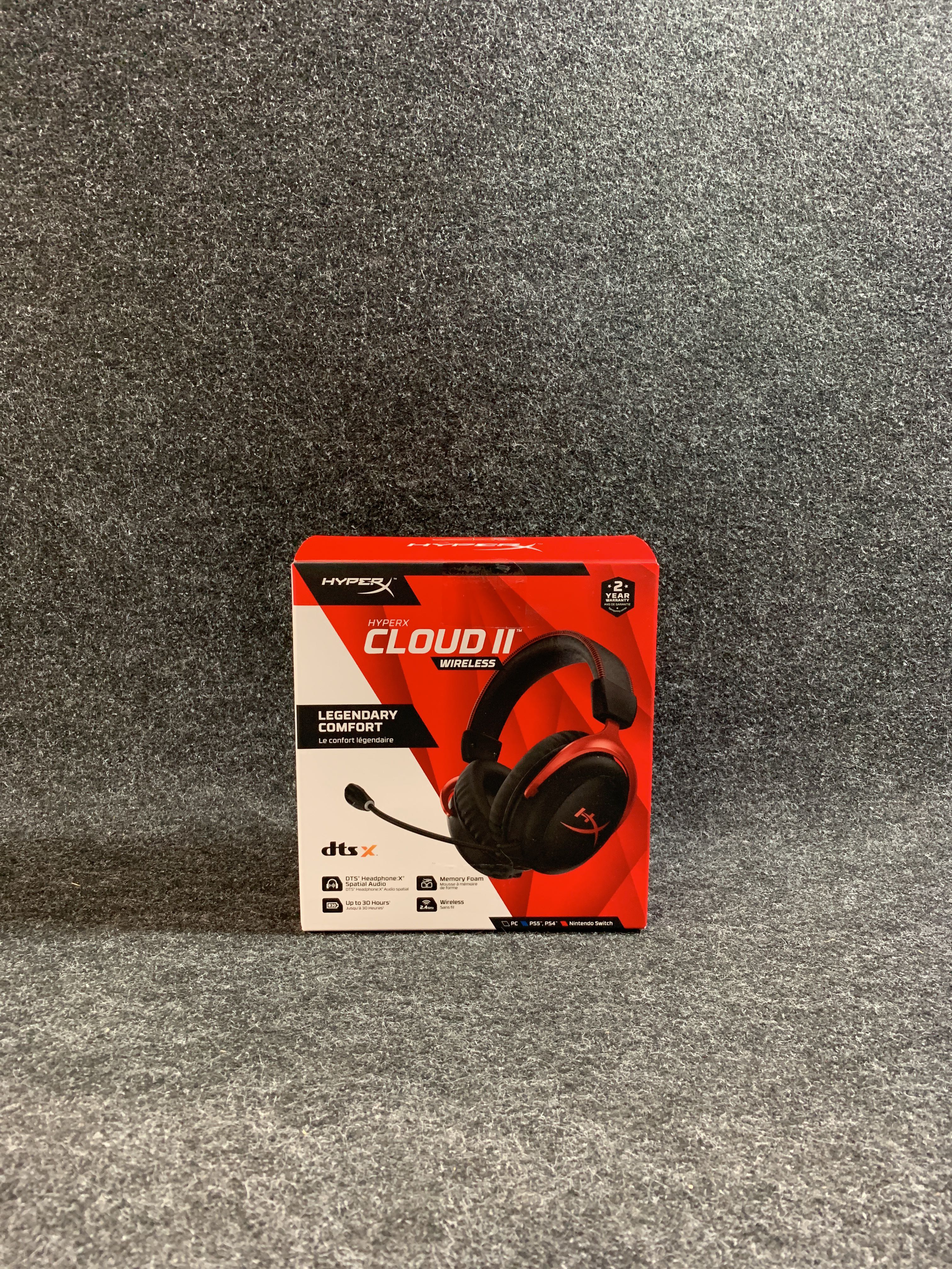 Trådlöst gamingheadset HyperX Cloud II Wireless Black/Red - Auktioner ...