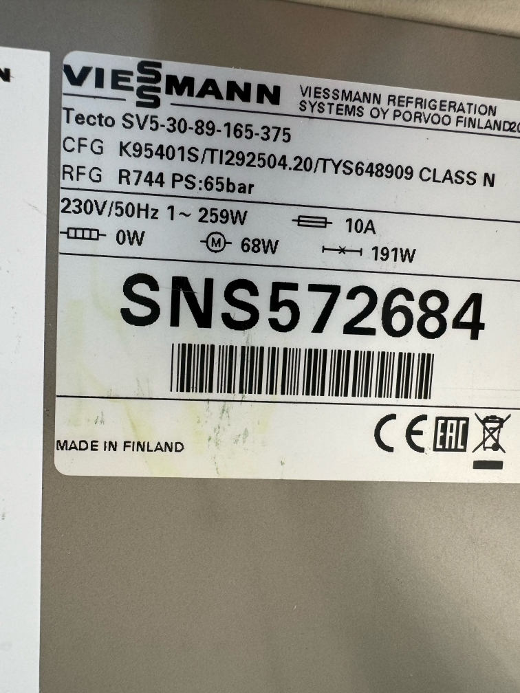 Viessmann Tecto SV5 Co2 kyldisk - 2019 - Auktioner online ...