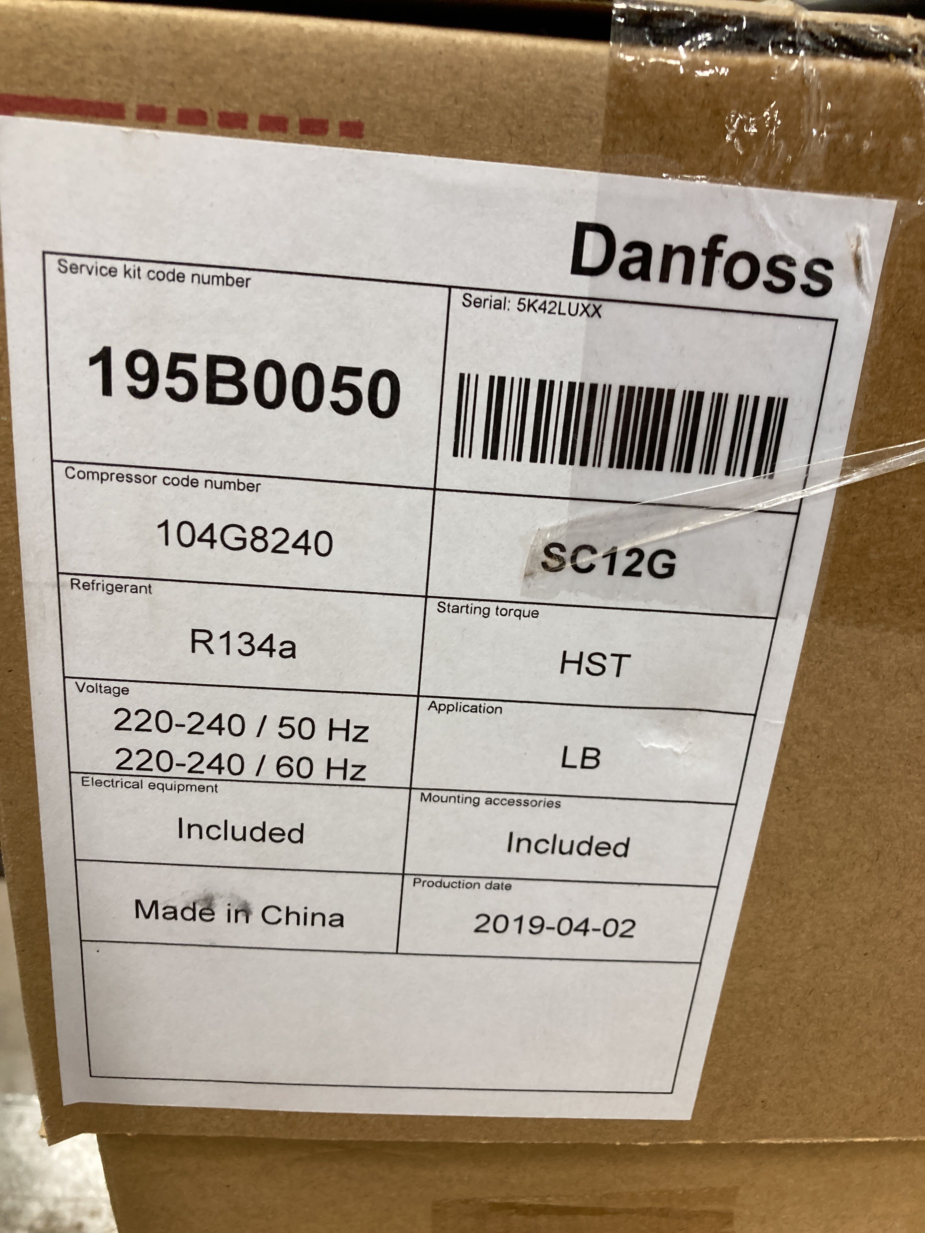 Danfoss SC12G compressor - PS Auction - We value the future - Largest ...