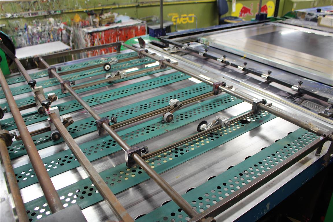 Screen printing line # 1 Svecia Printmaster MK2 - PS Auction - We value ...
