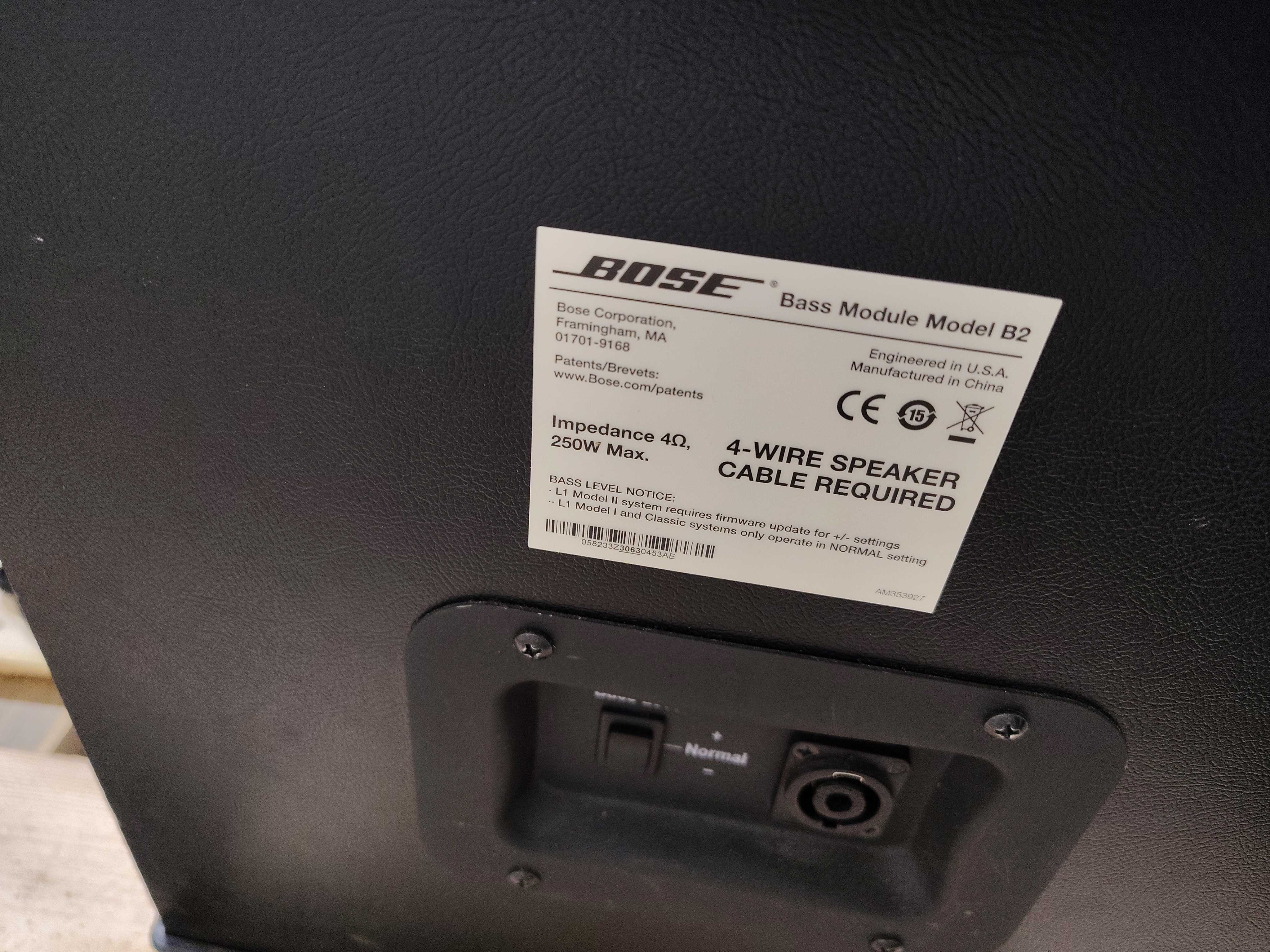 Speaker system – Bose, L1 Model II with B2 bass module, ToneMatch - PS ...