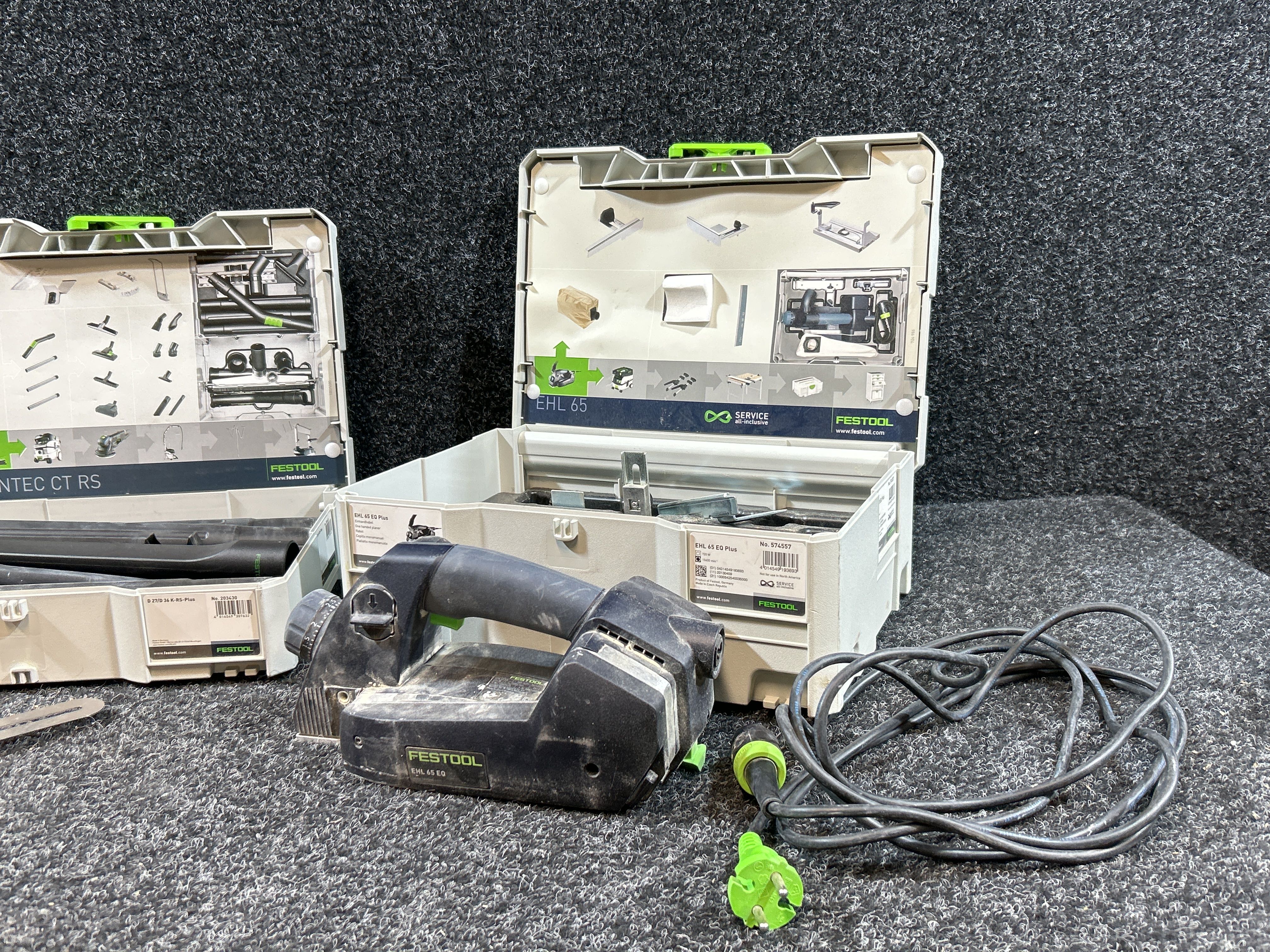 Electric planer and vacuum cleaner accessories - Festool - PS Auction ...