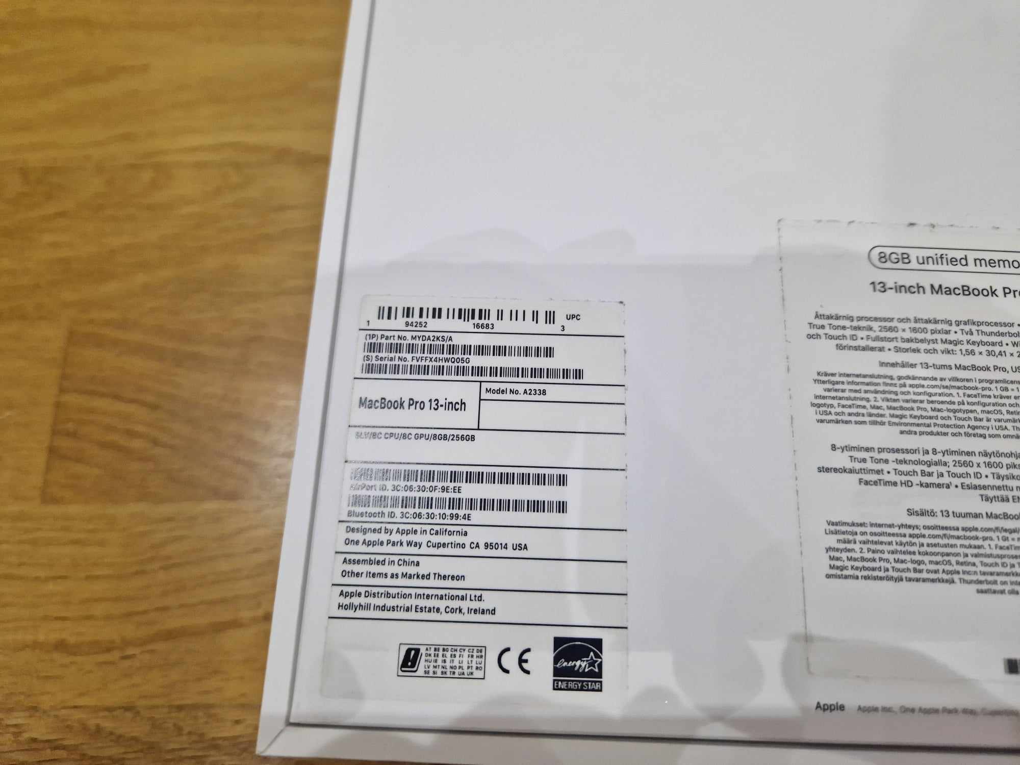 Apple MacBook Pro - M1 8 CPU/8 GPU 13" - Auktioner online - Nätauktioner & Konkursauktioner | PS ...