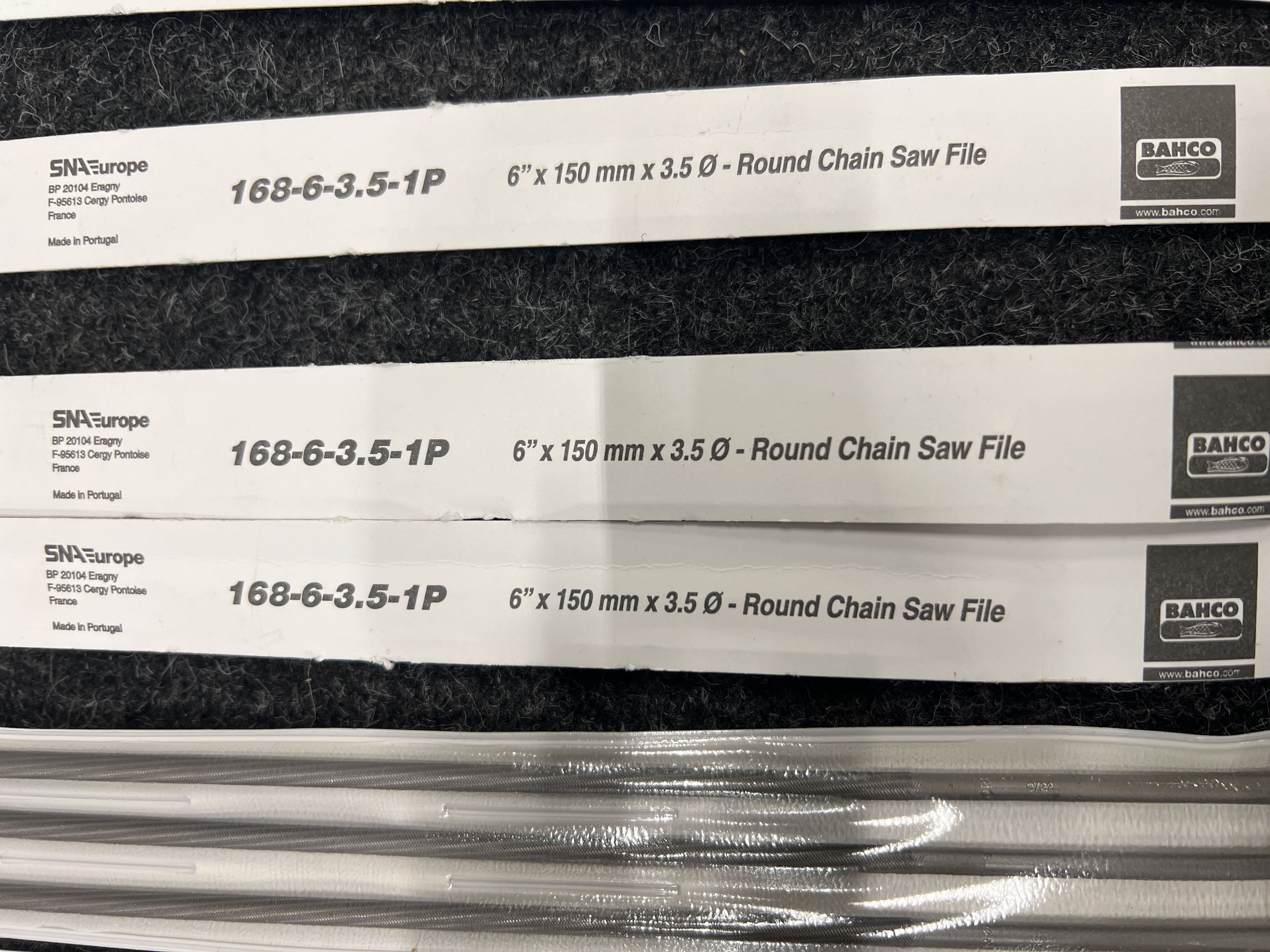 16 st förpackningar rundfil till kedjesåg, Oregon & Bacho - Auktioner ...