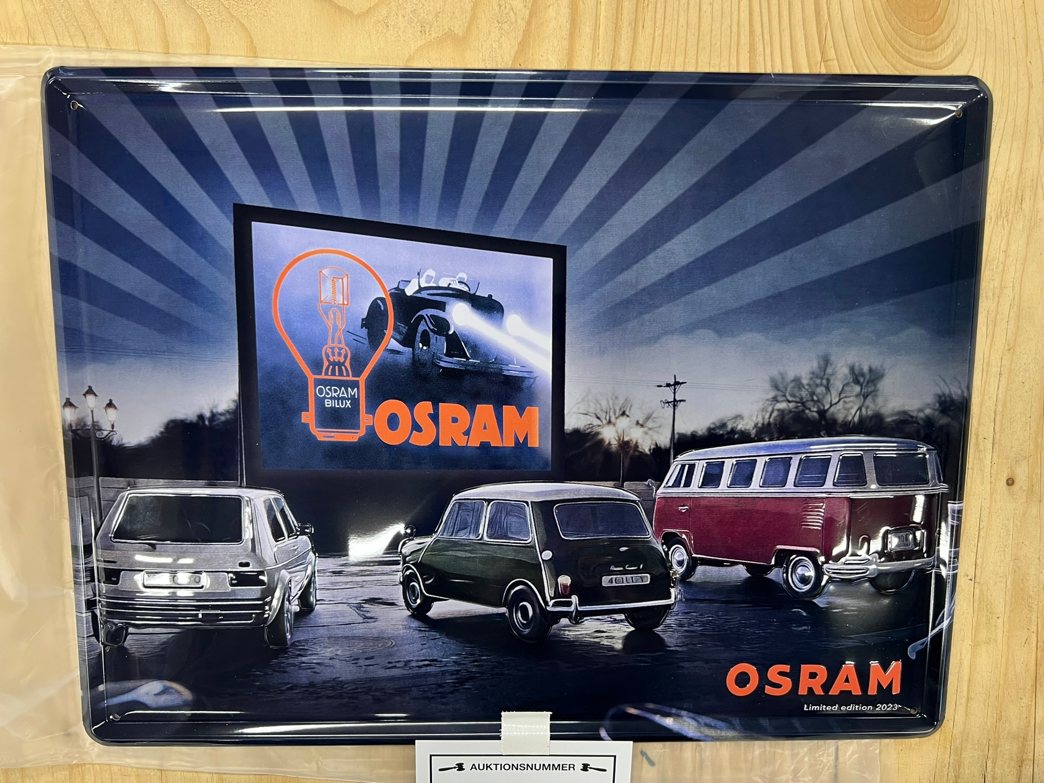 OSRAM sign - PS Auction - We value the future - Largest in net auctions