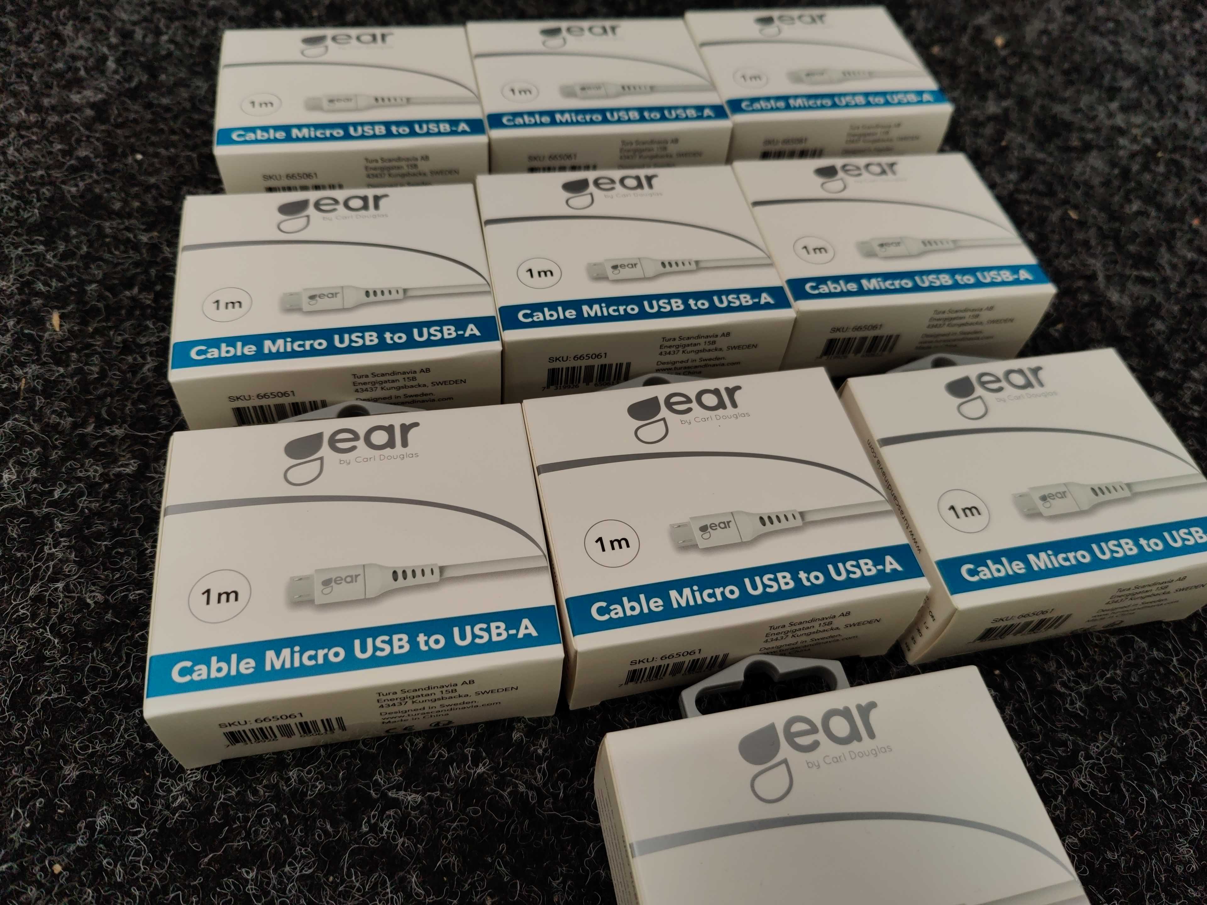 10 st Kablar ear Micro USB till USB-A 1m - Auktioner online ...