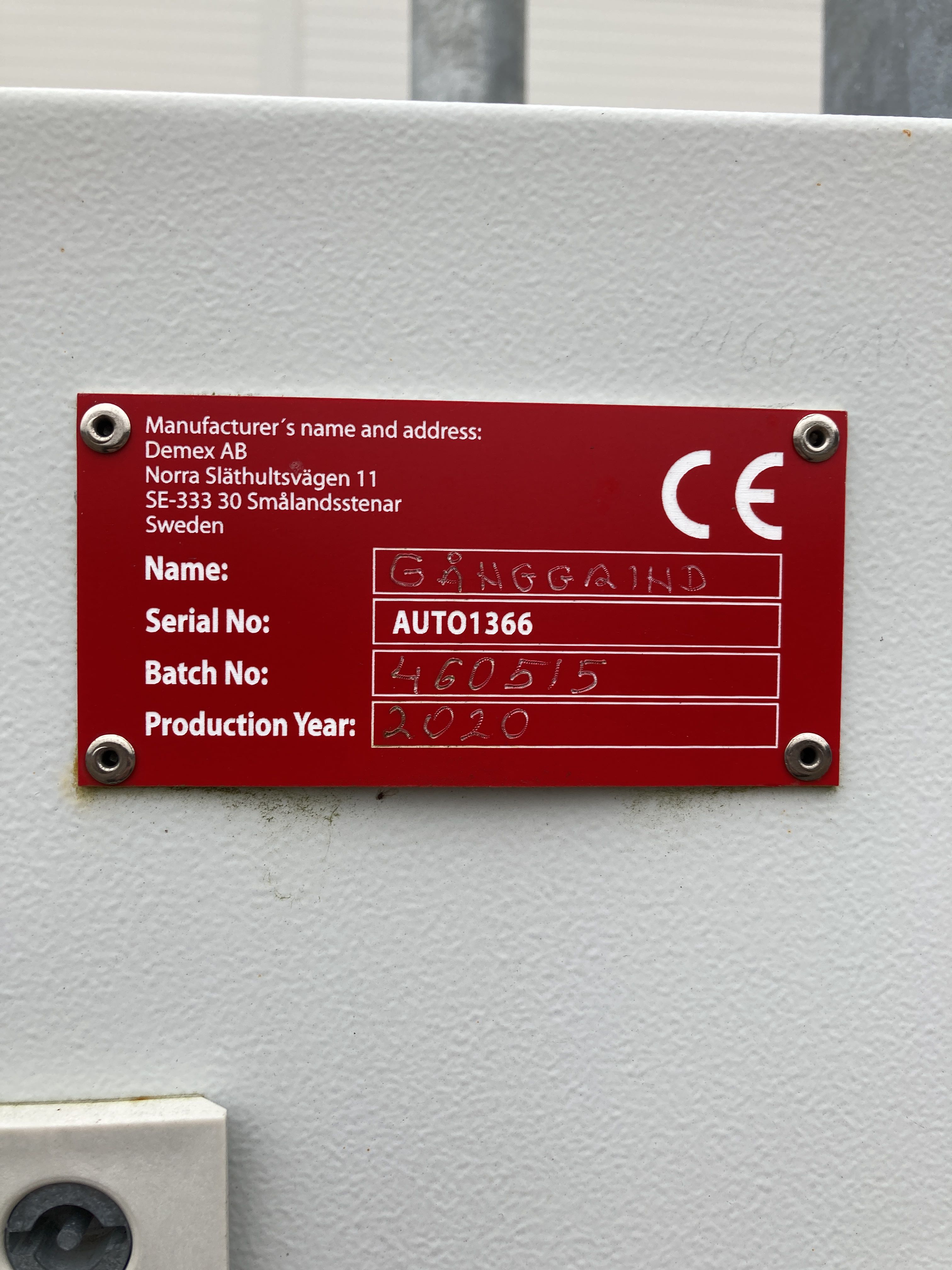 Mobile pedestrian gate Demex ink ID06 Gate package - PS Auction - We ...