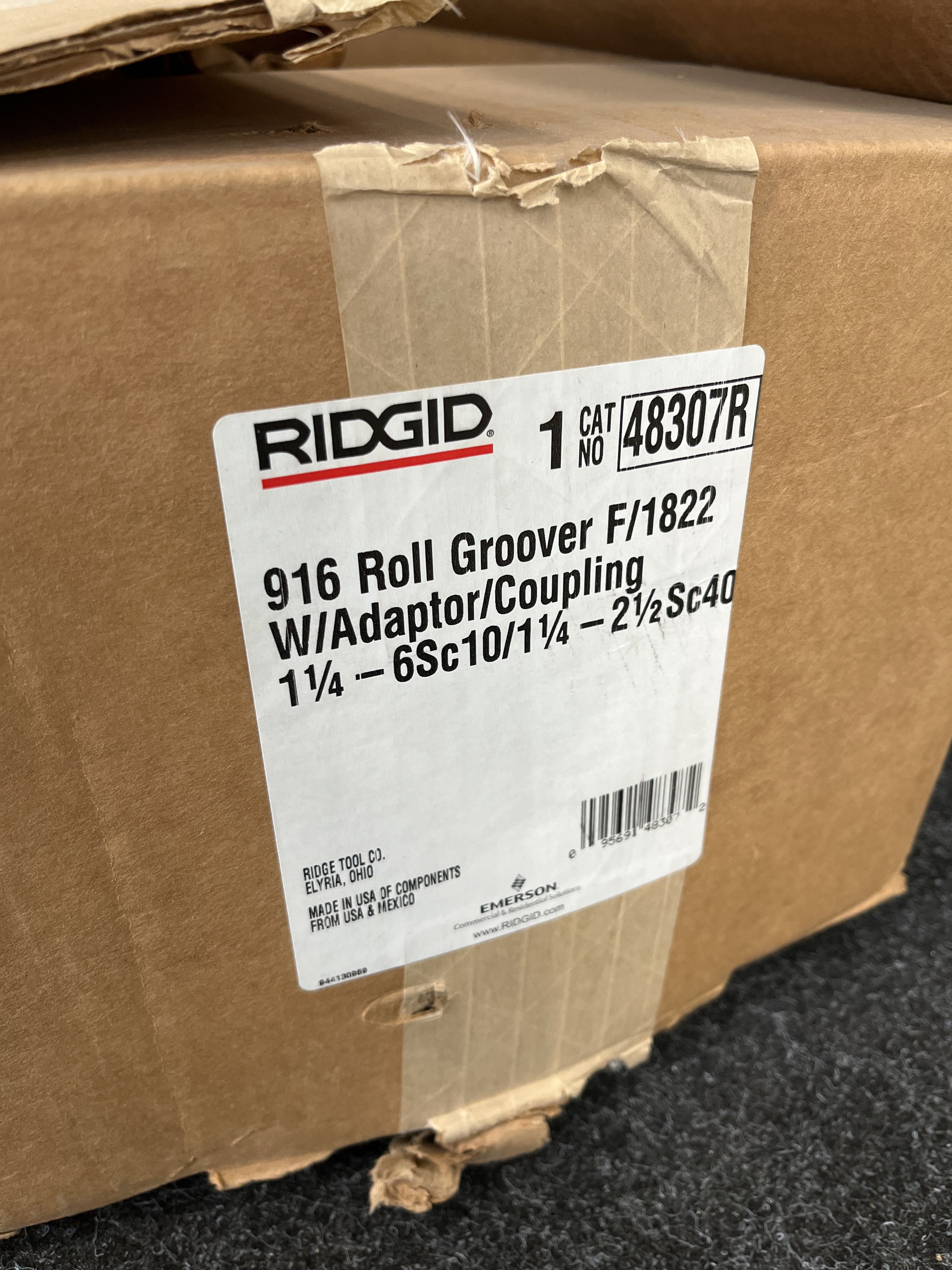 Track machine Ridgid 916 for threaded machine 300 compact - PS Auction ...