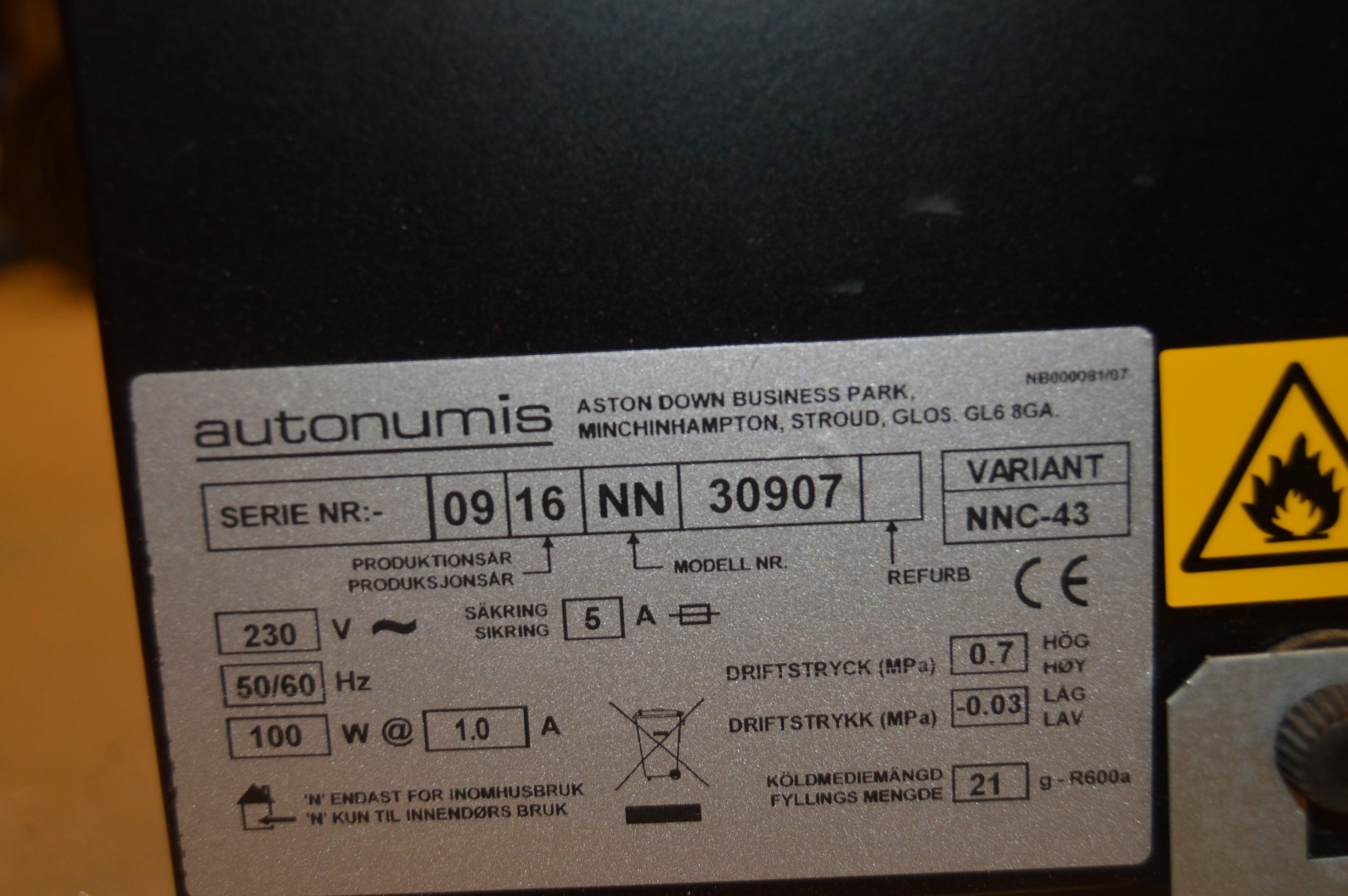 Autonumis Norpe Dispenser - PS Auction - We value the future - Largest ...