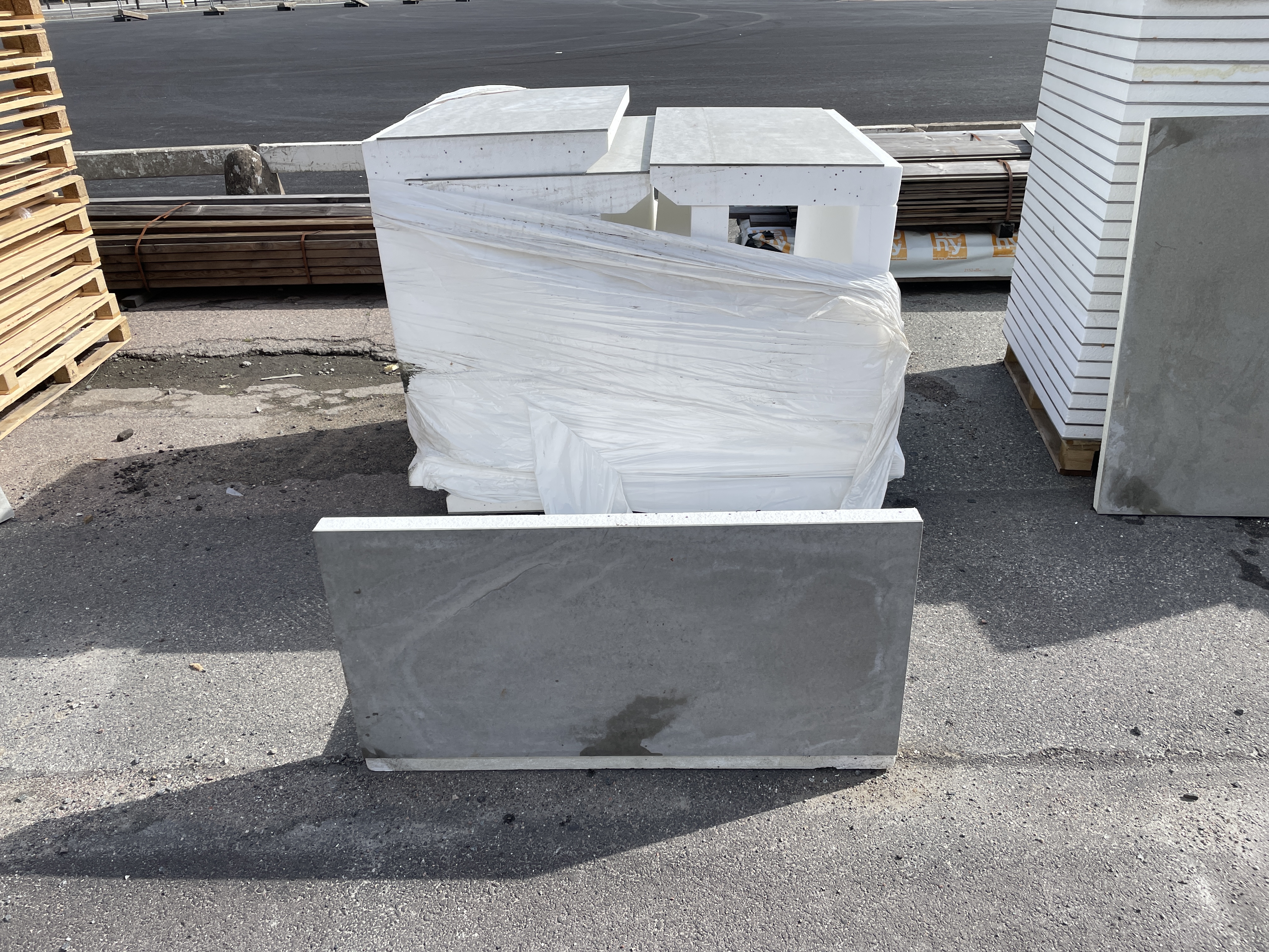 Kantelement - cellplast + fibercement, 16st - Auktioner online ...
