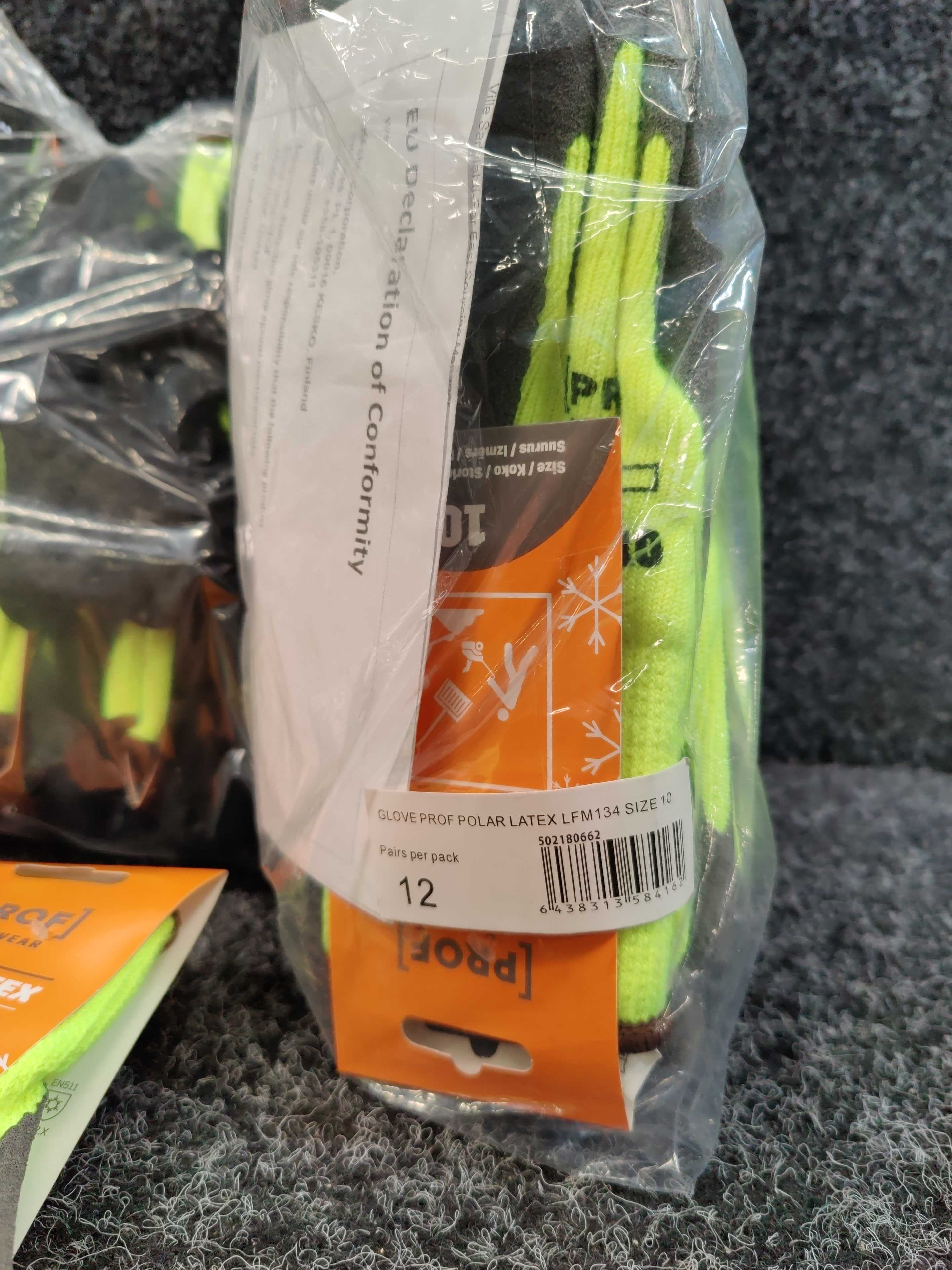 40 st Vinterarbetshandskar Prof Polar Latex, strl 10 - Auktioner online ...