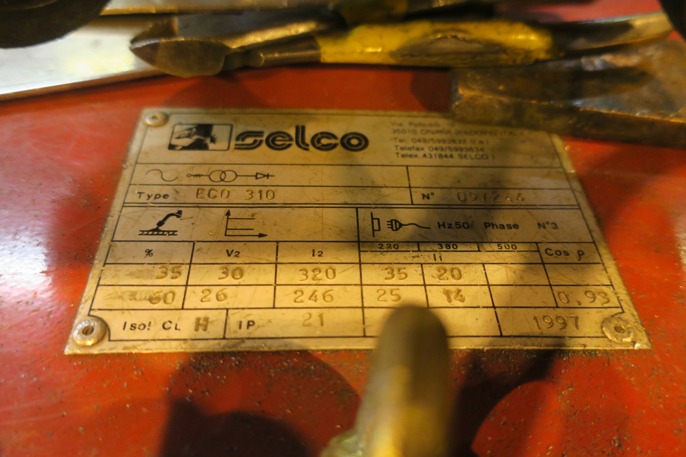 Mig welder Selco ECO 310 including food processor WF101 - PS Auction ...