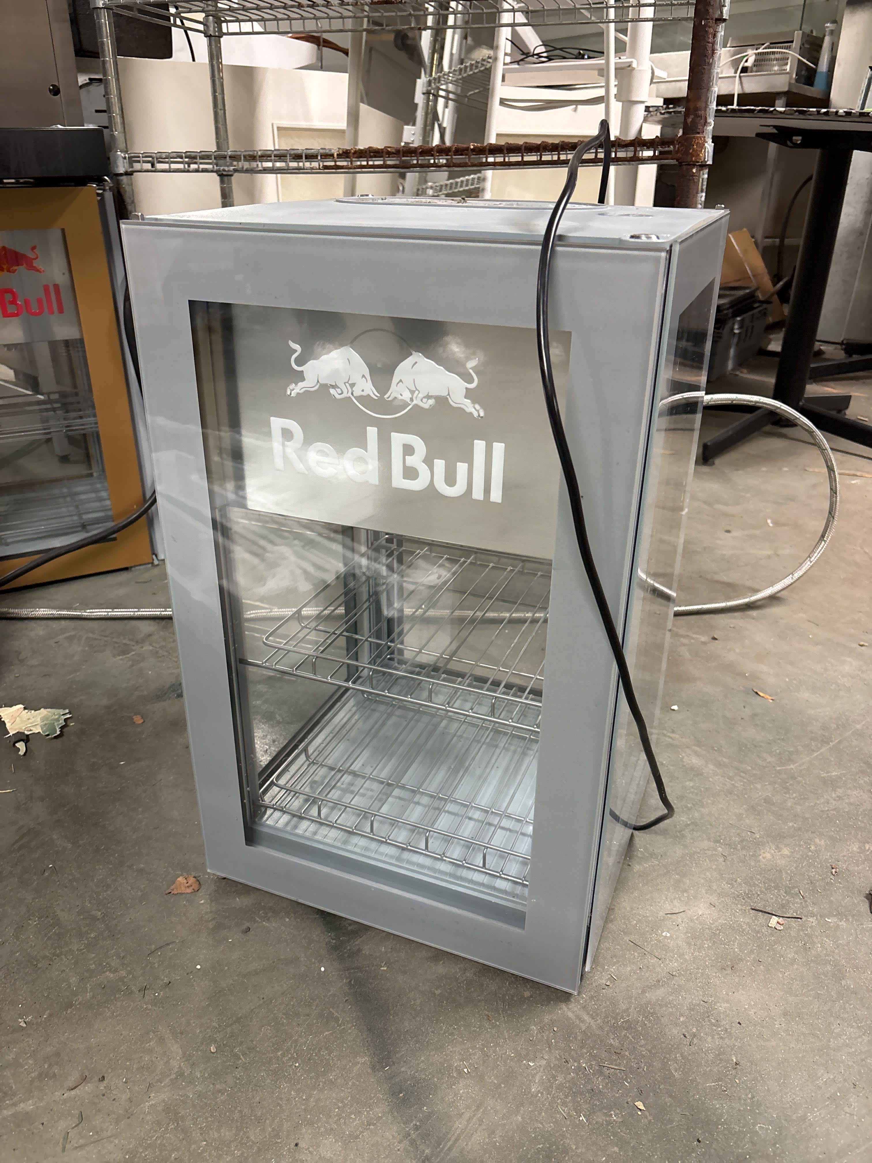 Refrigerator with glass door – Red Bull - PS Auction - We value the ...