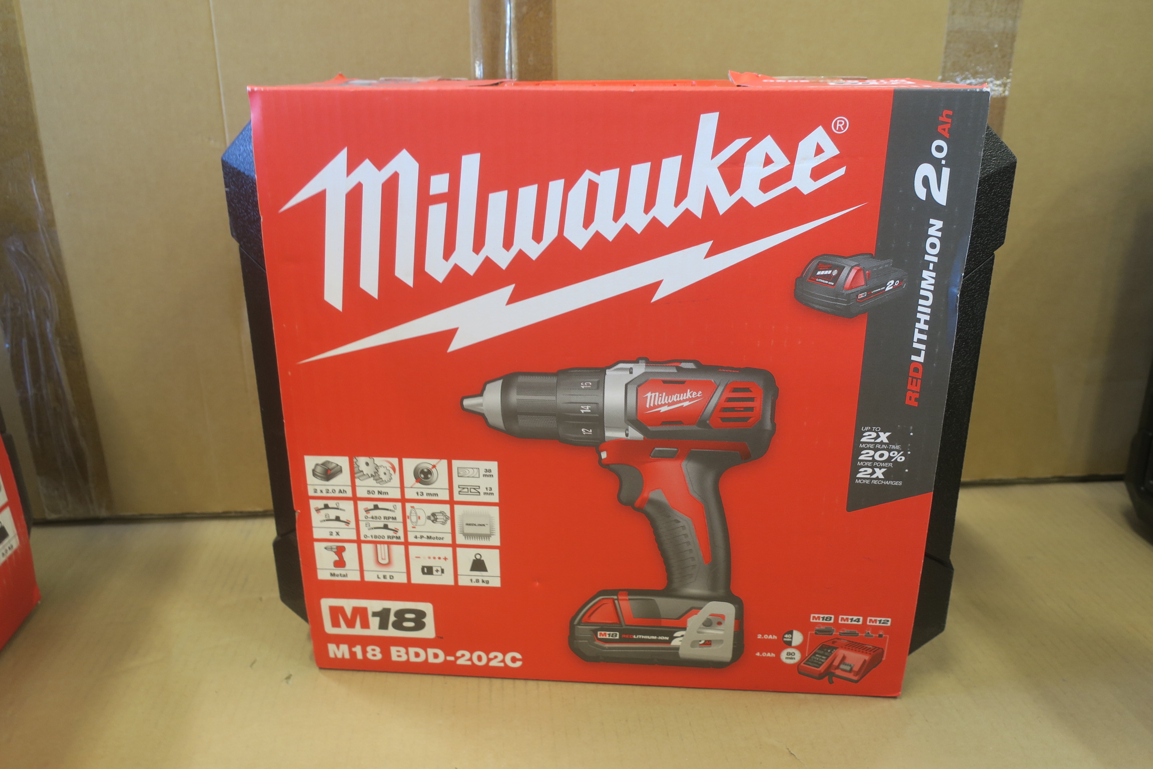 Screwdriver Milwaukee M18 BDD-202C - PS Auction - We value the future ...