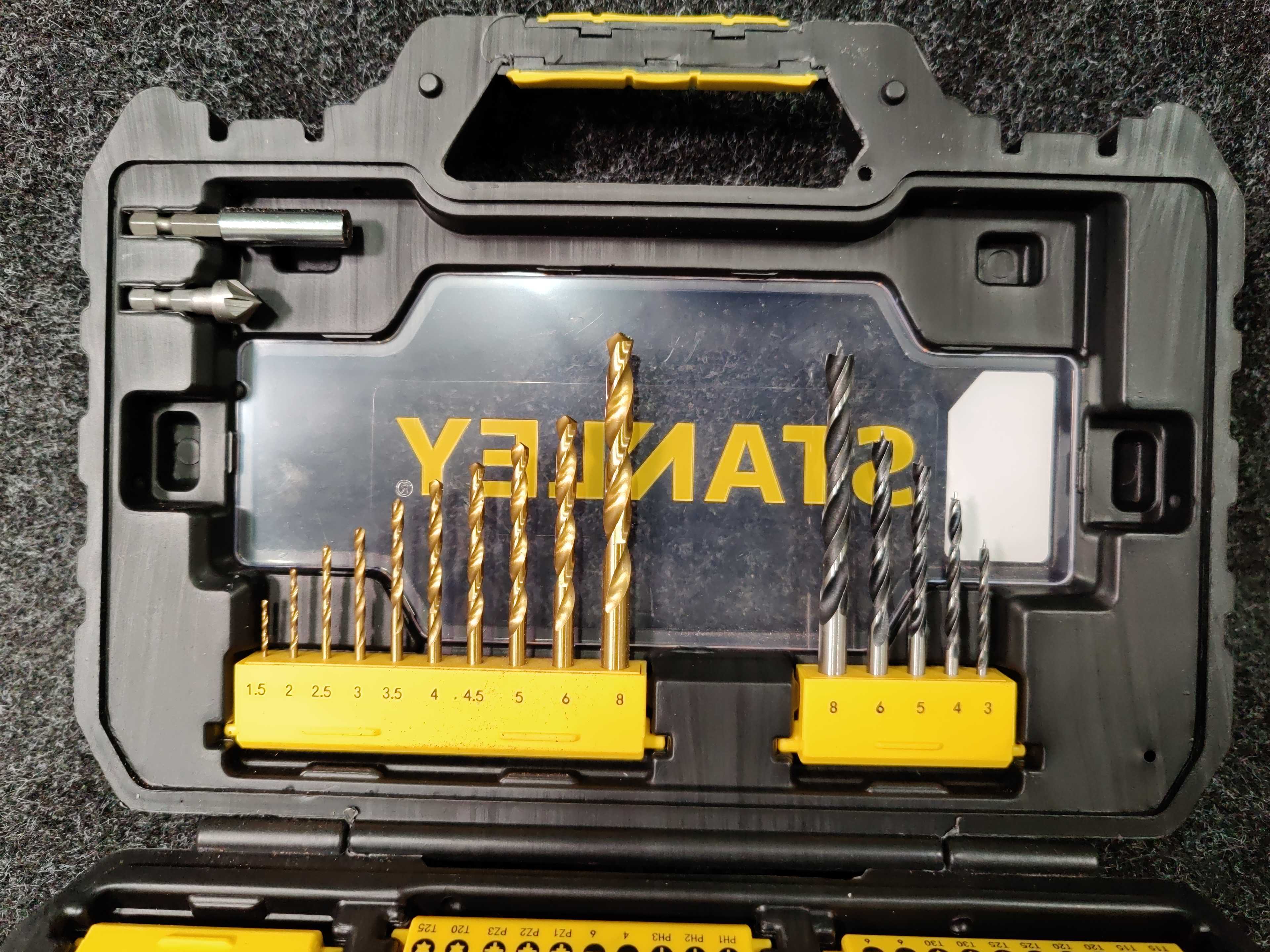 Drill and bit set Stanley 76 parts - PS Auction - We value the future ...