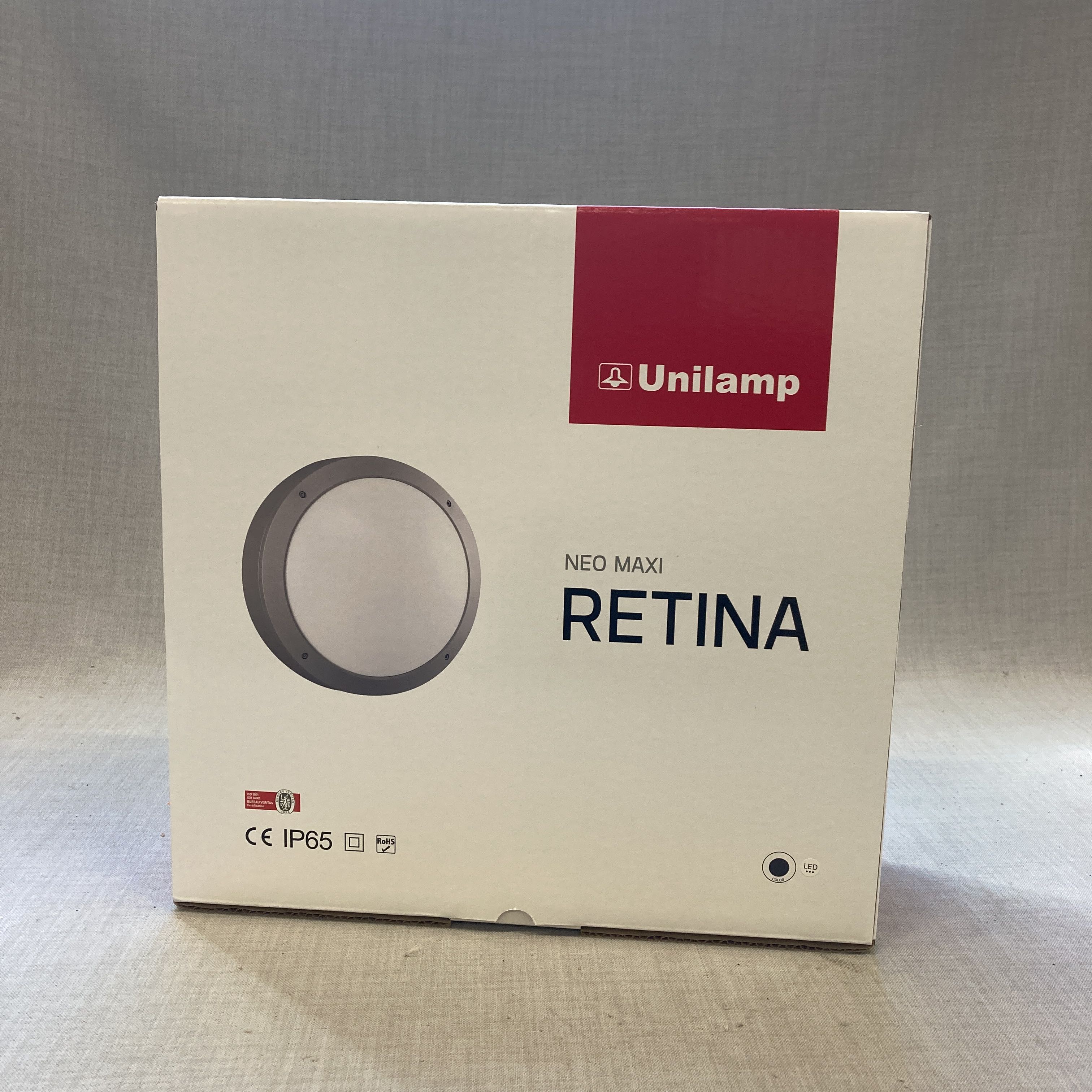 Plafond Unilamp Retina Neo Maxi LED 23W 4000K Graphite ( 10 st ...