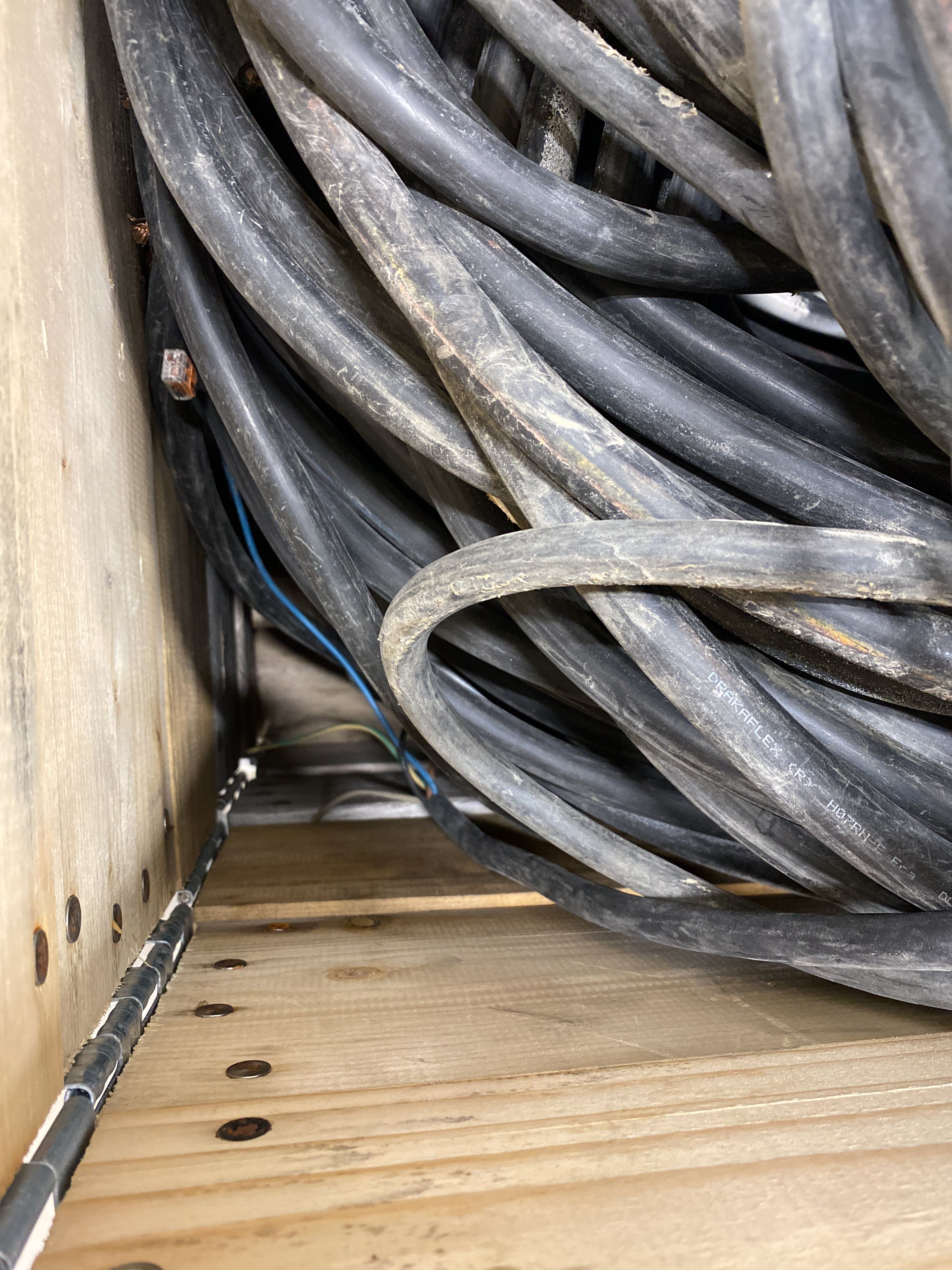 Pallet with 3-phase cables - PS Auction - We value the future - Largest ...