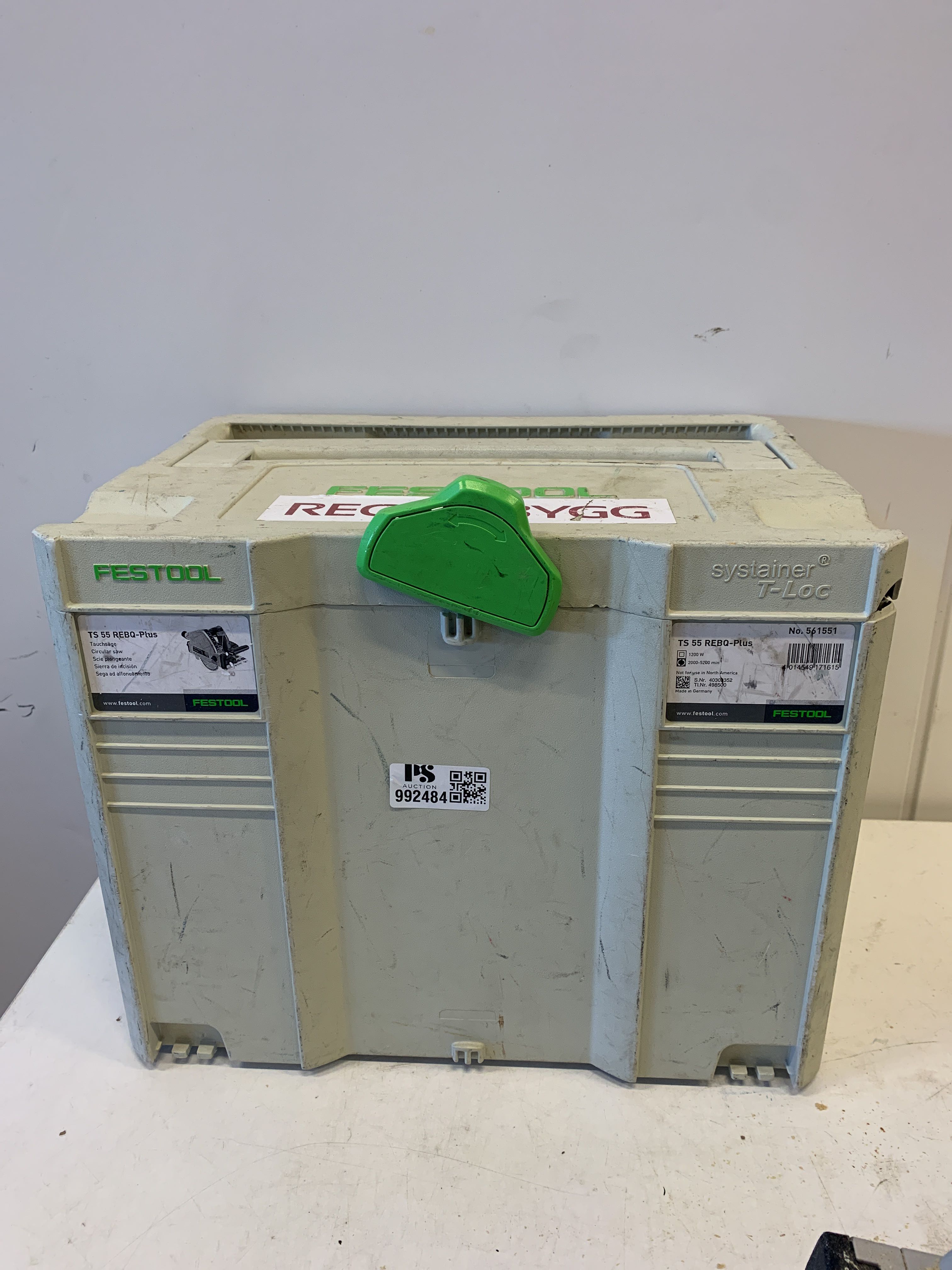 Plunge saw Festool TS55 REBQ incl. two rails - PS Auction - We value ...