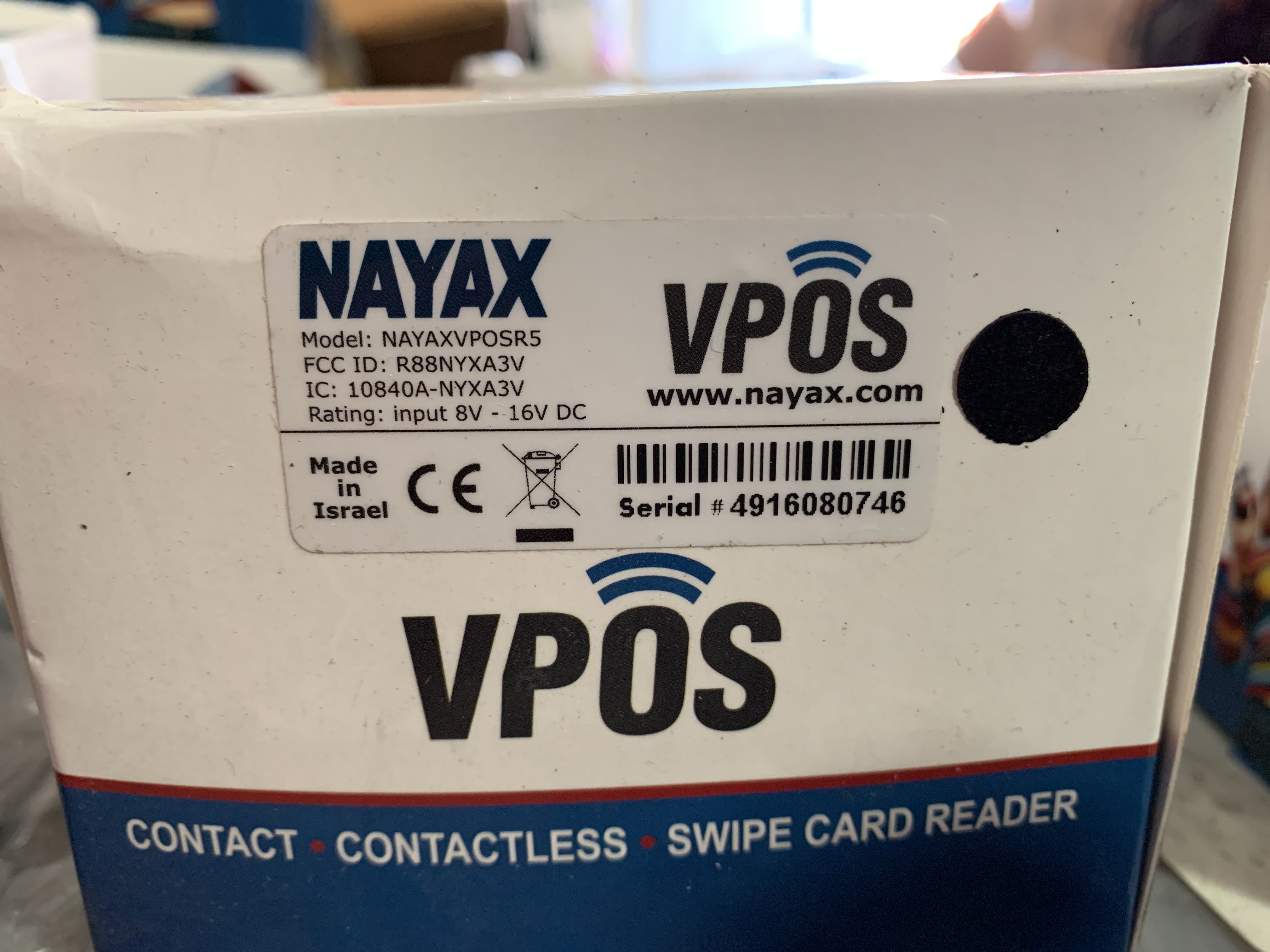 Utrustning för kontantlös betalning: Nayax VPOS 4st, Nayax AMIT 3.0 4st ...