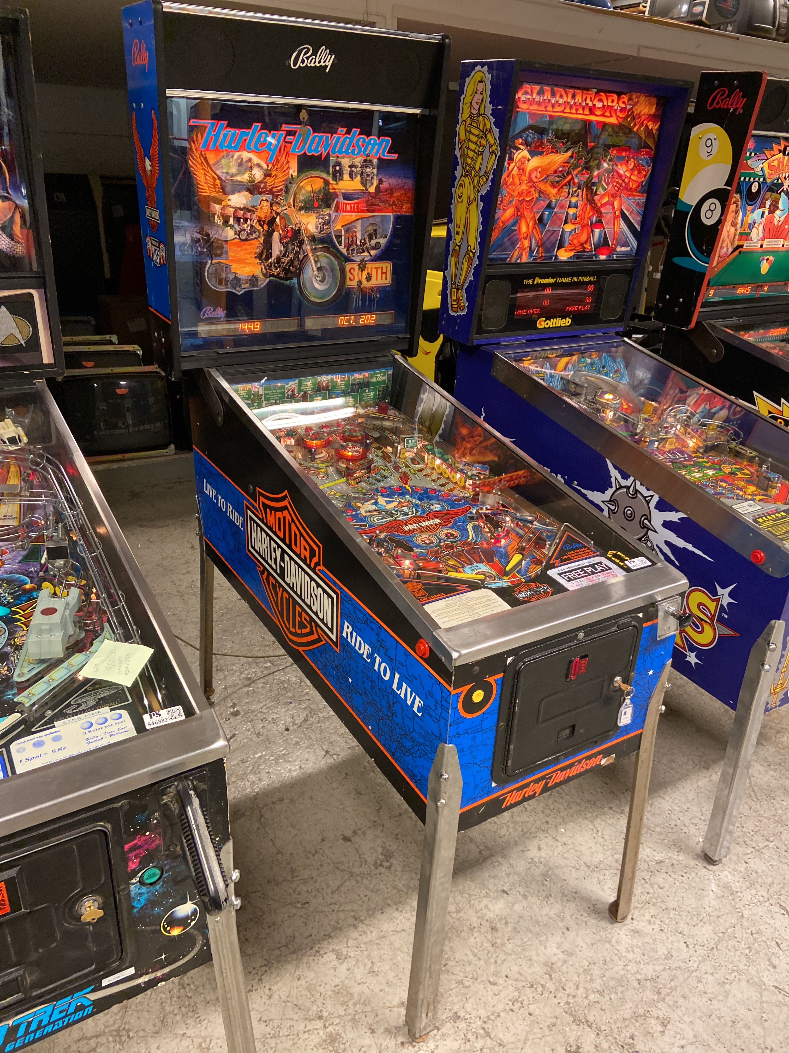 Pinball Harley Davidson - PS Auction - We value the future - Largest in ...