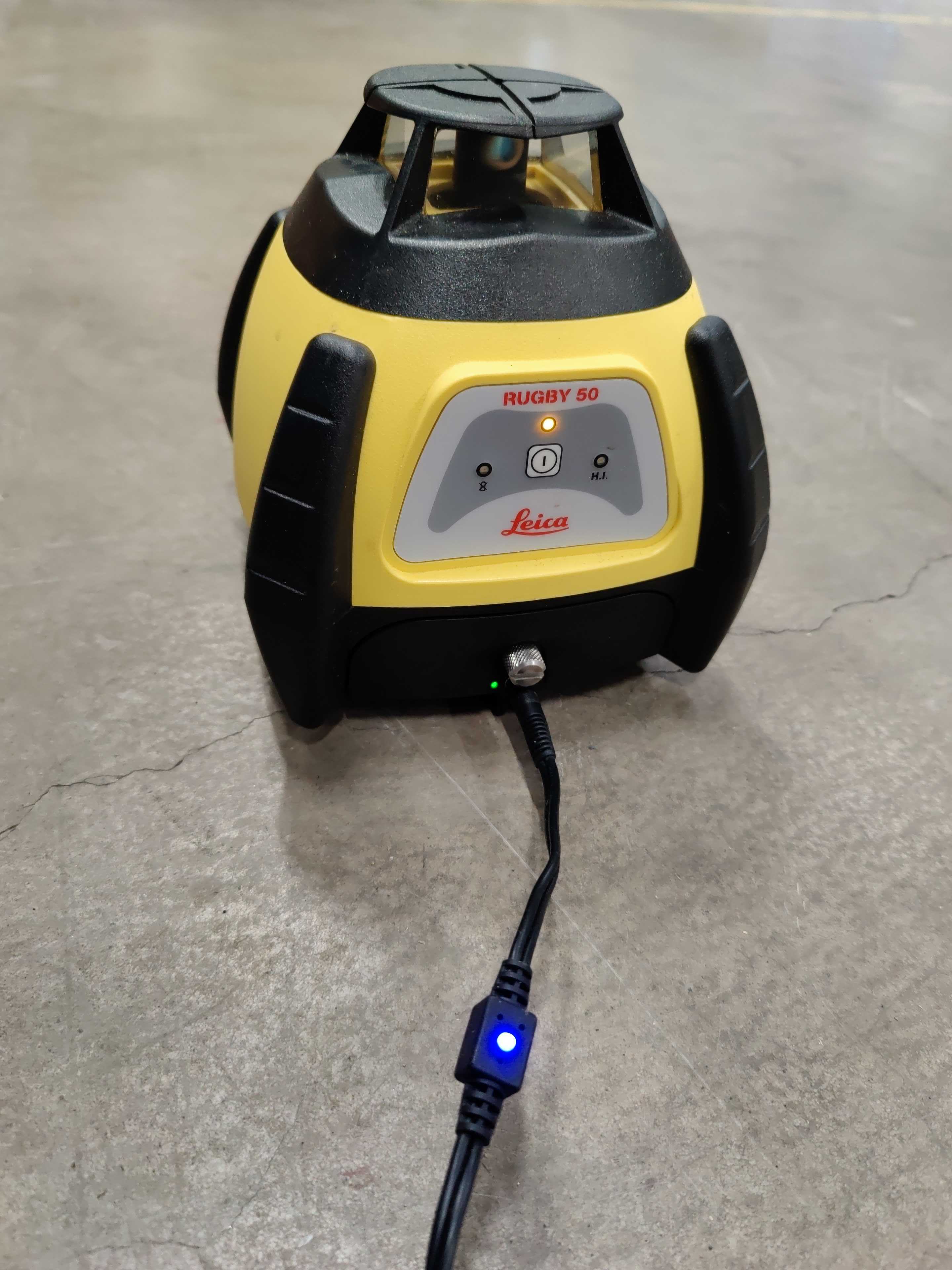 Rotary laser Leica Rugby 50 with laser receiver Rod Eye Basic PS Auction We value the future Largest in net auctions
