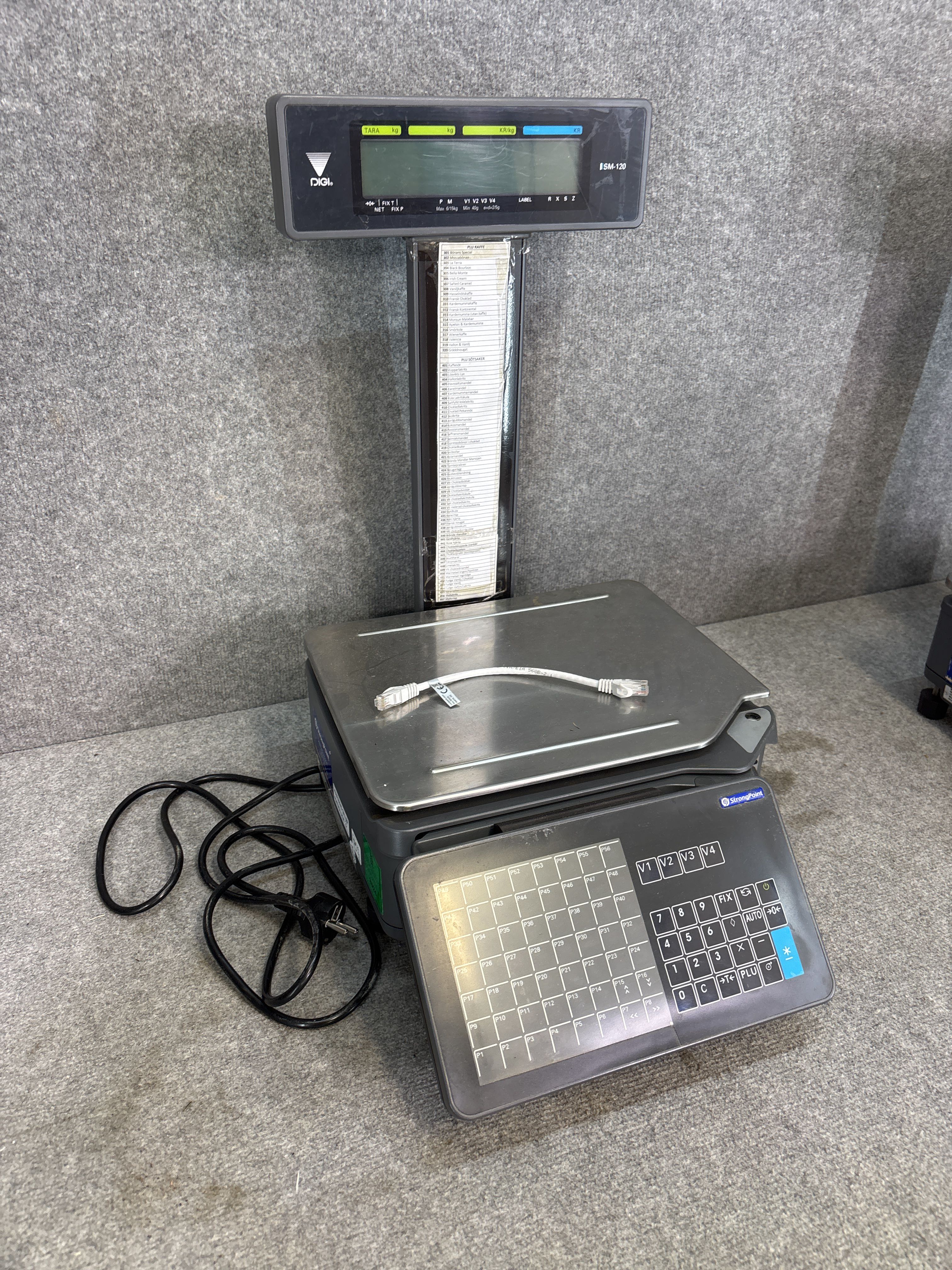 Digital våg med display och knappsats - DIGI SM-120 - Auktioner online ...