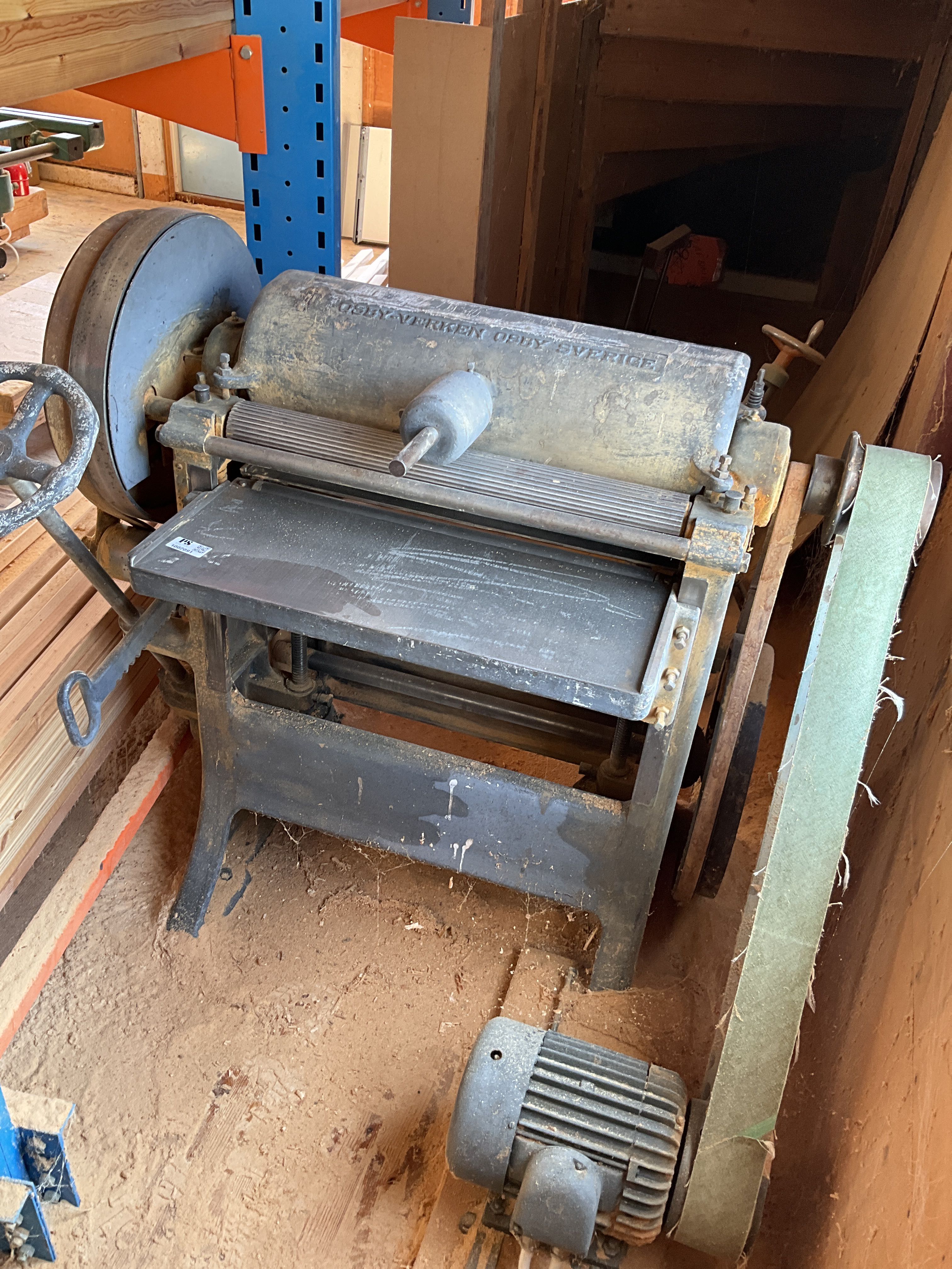 Planhyvel Med remdrift Osbyverken - Auktioner online - Nätauktioner ...