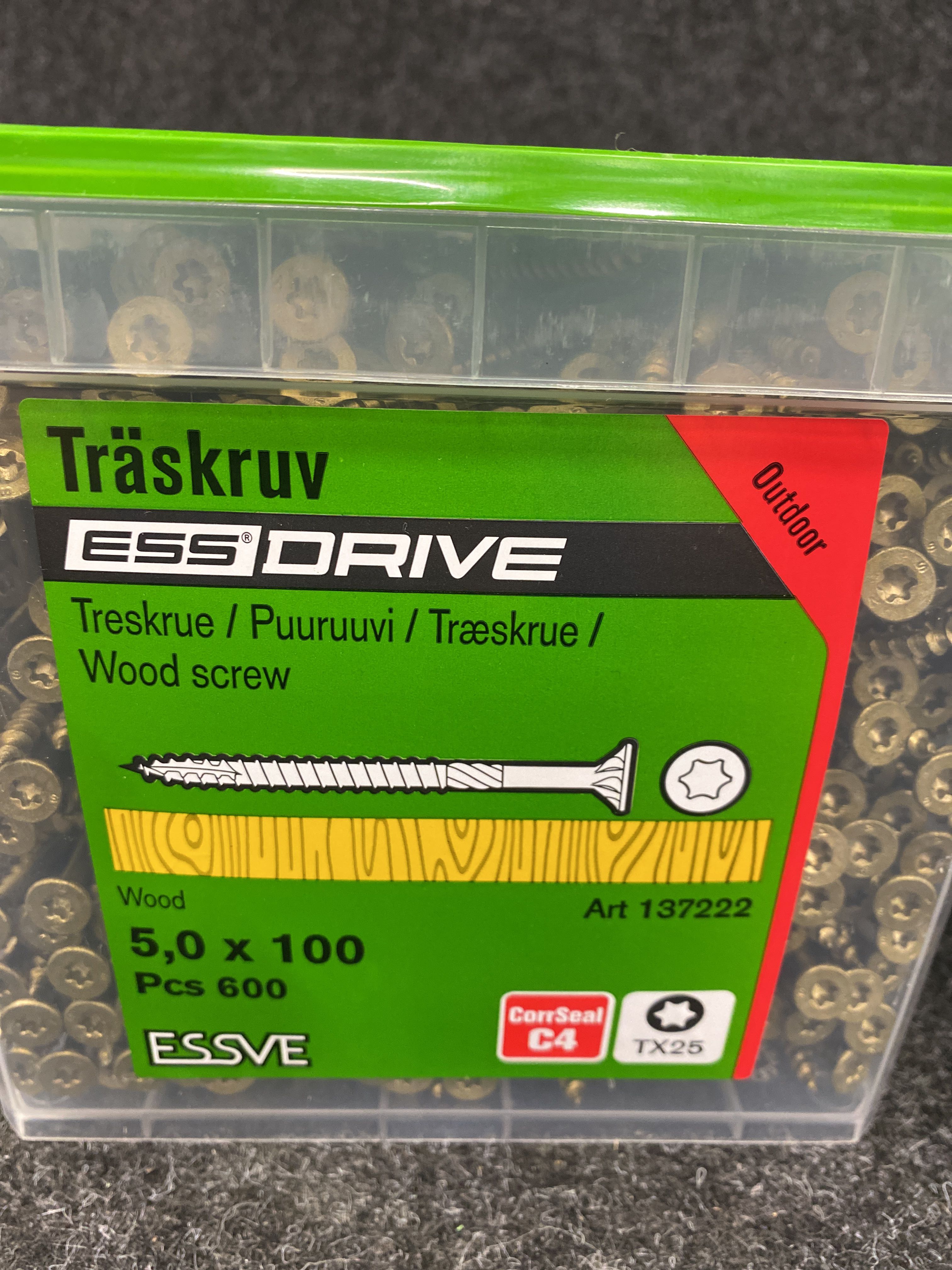 3 packs of Essve Wood screws - PS Auction - We value the future ...