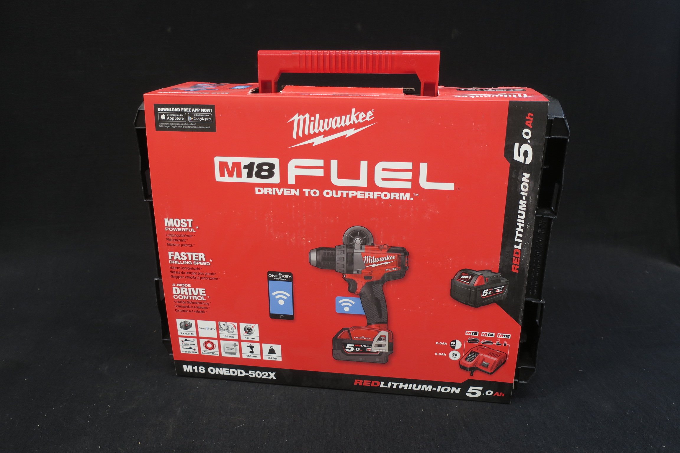 Drill screwdriver Milwaukee M18 ONEDD-502X - PS Auction - We value the ...