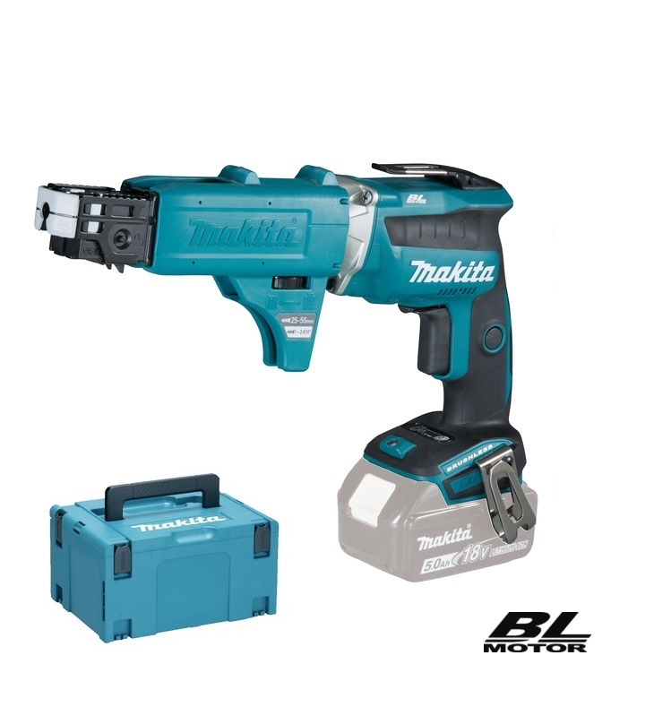 Belt screwdriver, 1 pc – Makita DFS452ZJX3, 18V LXT BL, drywall ...