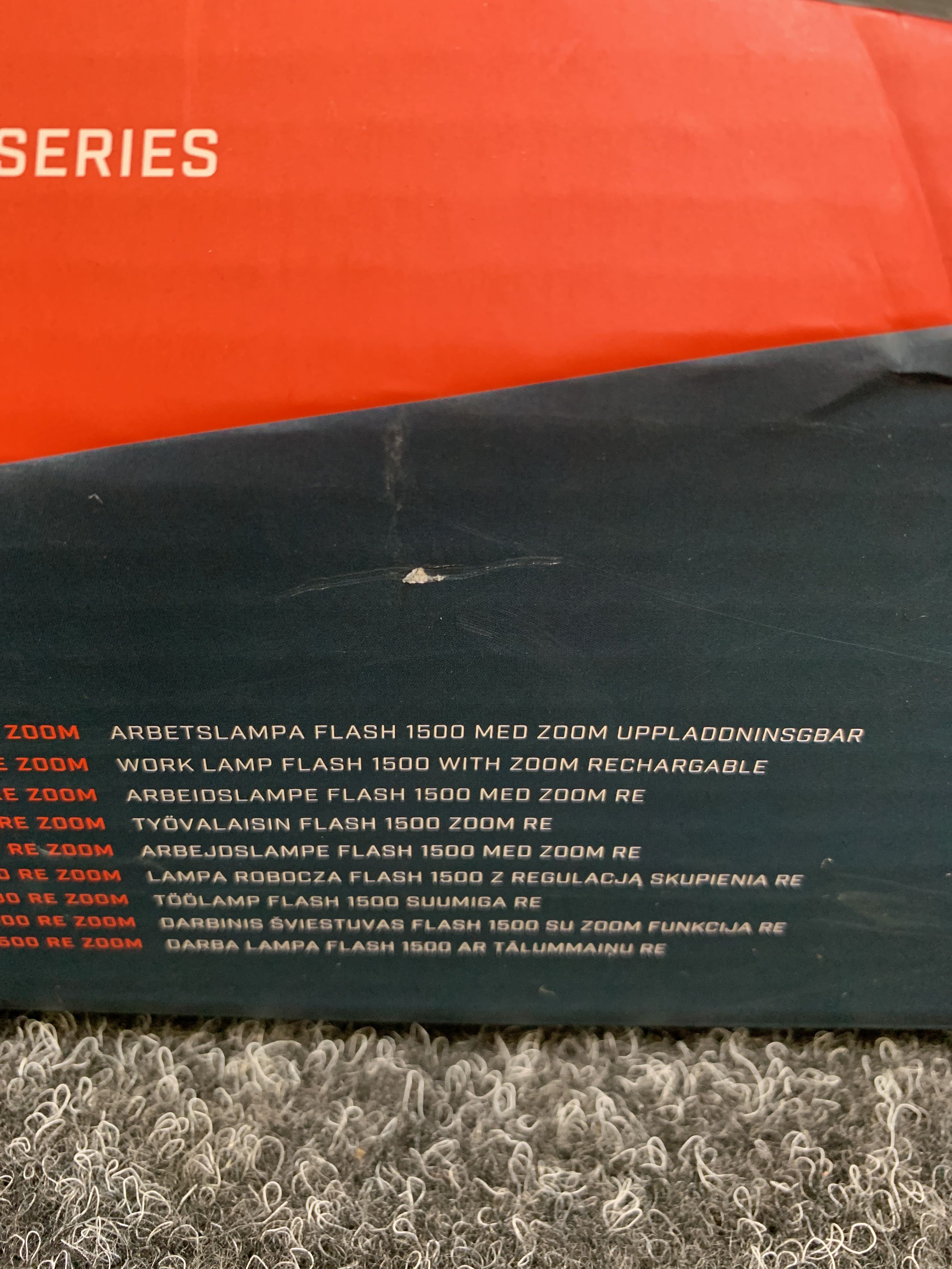 2 work lights Mareld Flash 1500 RE Zoom - PS Auction - We value the future - Largest in net auctions